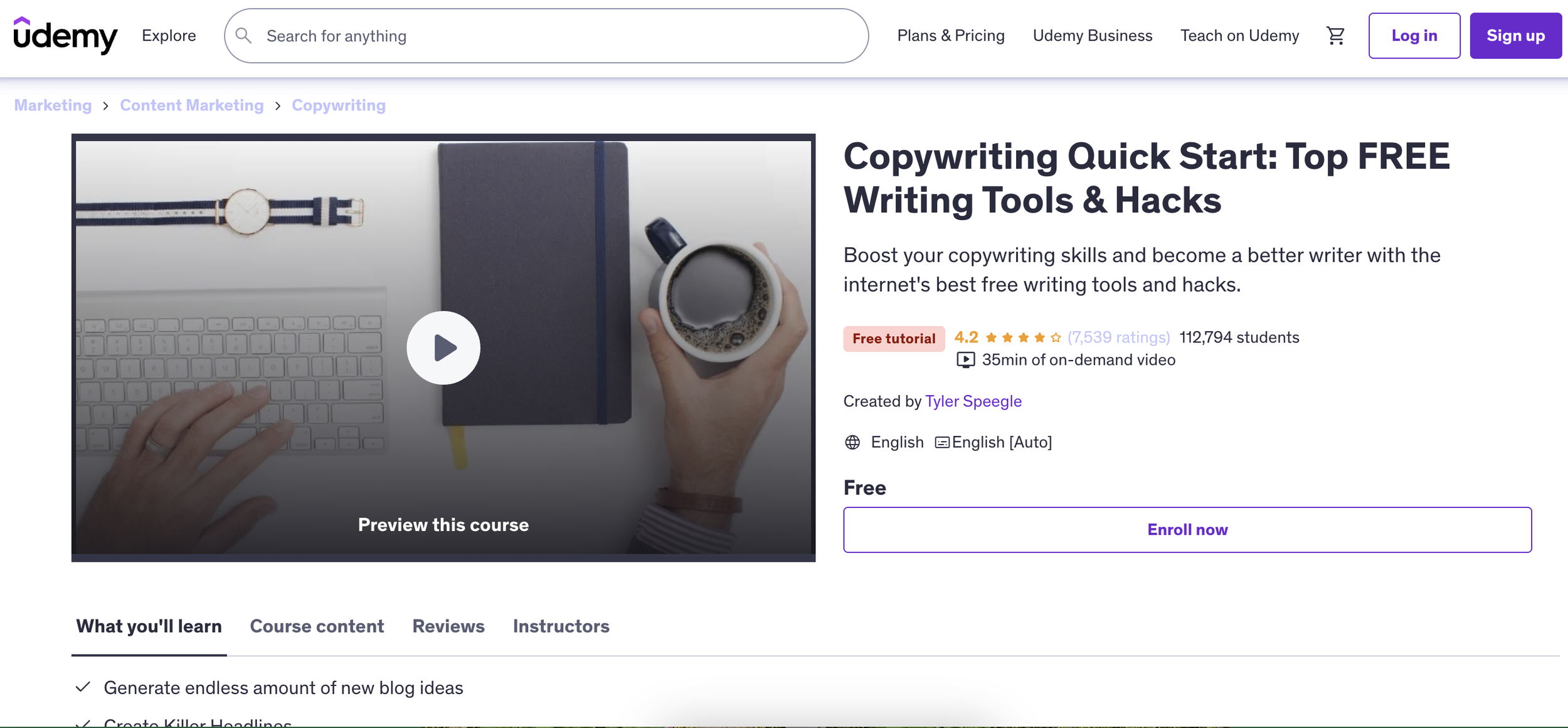 8 of the Best FREE Copywriting Courses for Beginners