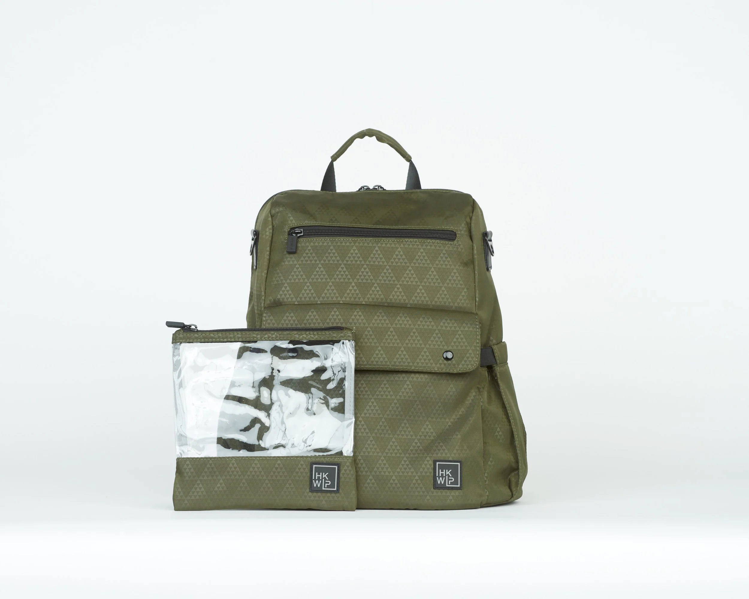 THE CONVERTIBLE BACKPACK - MILITARY OLIVE — IHKWIP