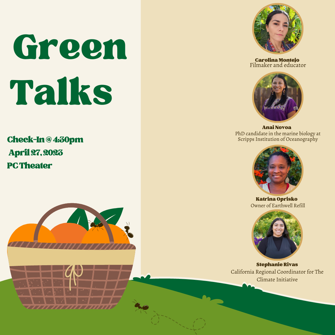 Green Talks 2023 — UC San Diego Sustainability Ambassadors