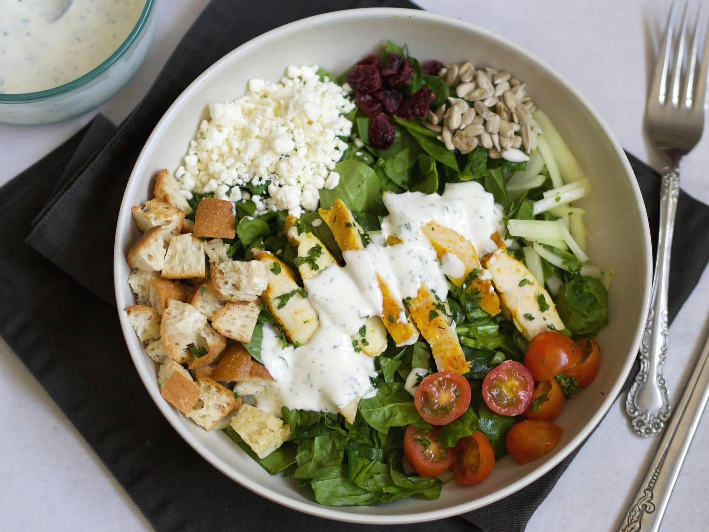 Easy Creamy Salad Dressing – Joby's Test Kitchen