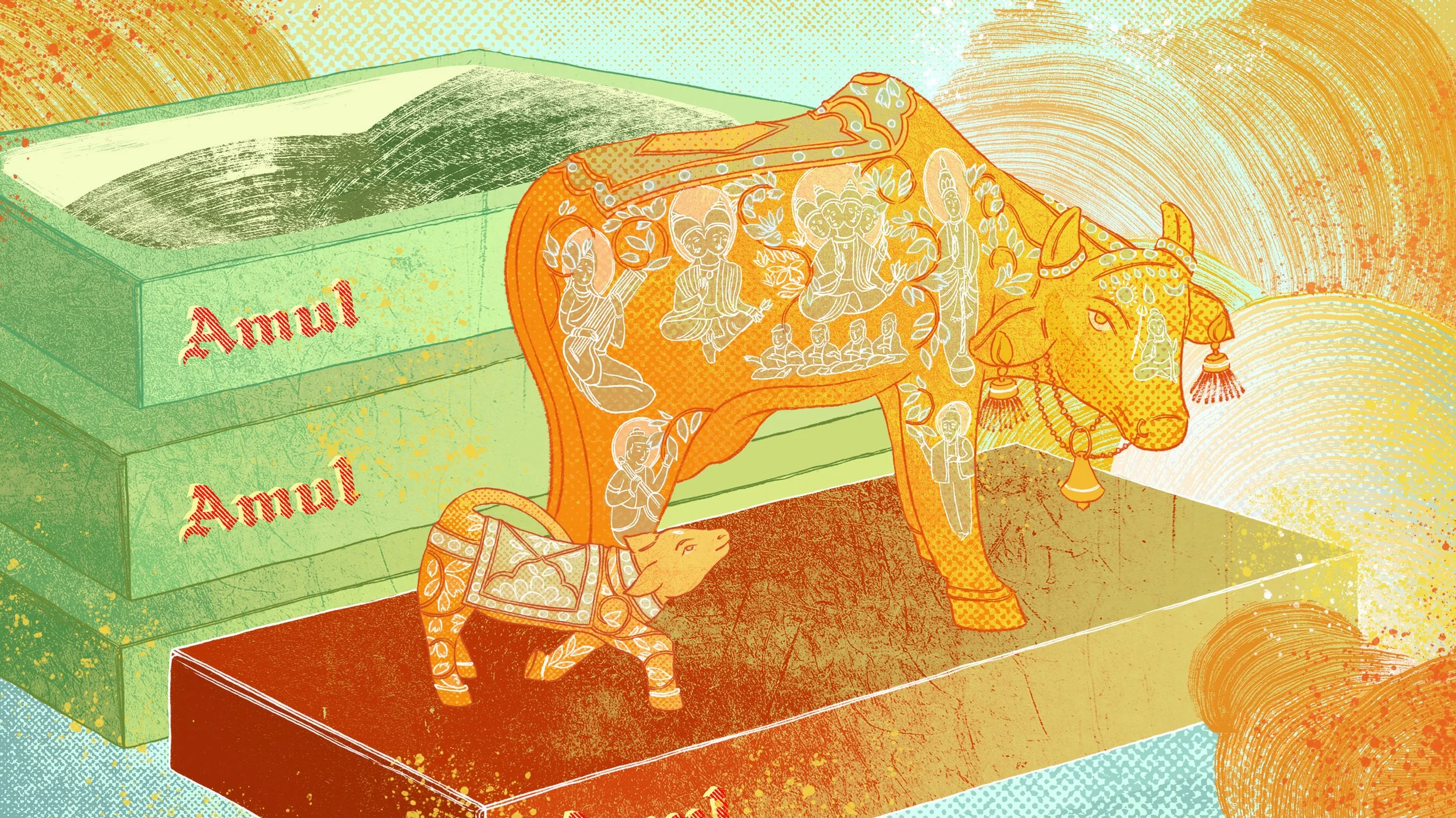 Wellcome Collection: Milk (India) — CAT O'NEIL // Illustration