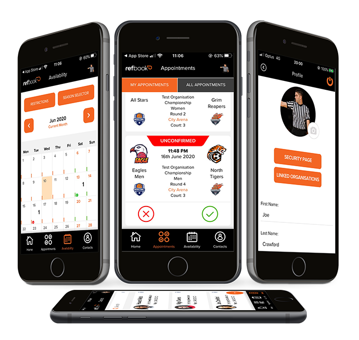 refbook | Referee and Umpire management software