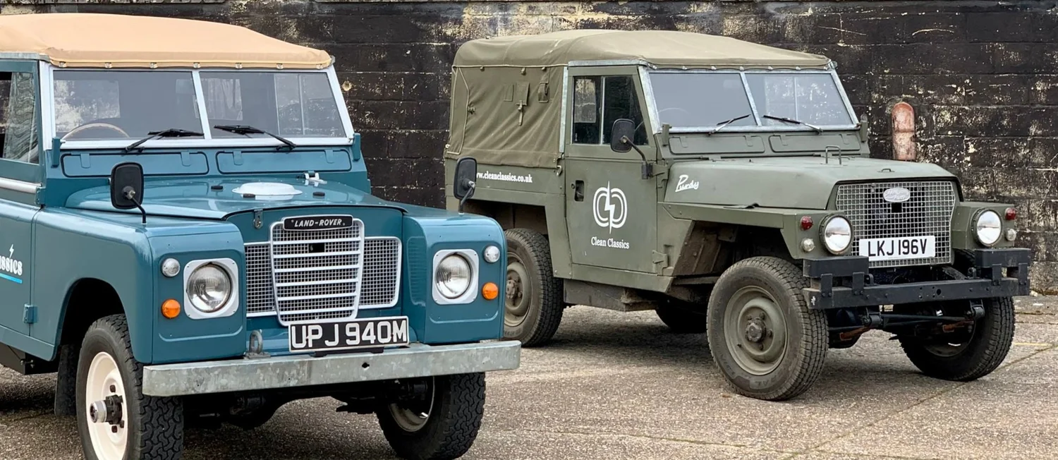 Classic Land Rovers converted to ELECTRIC! | Clean Classics