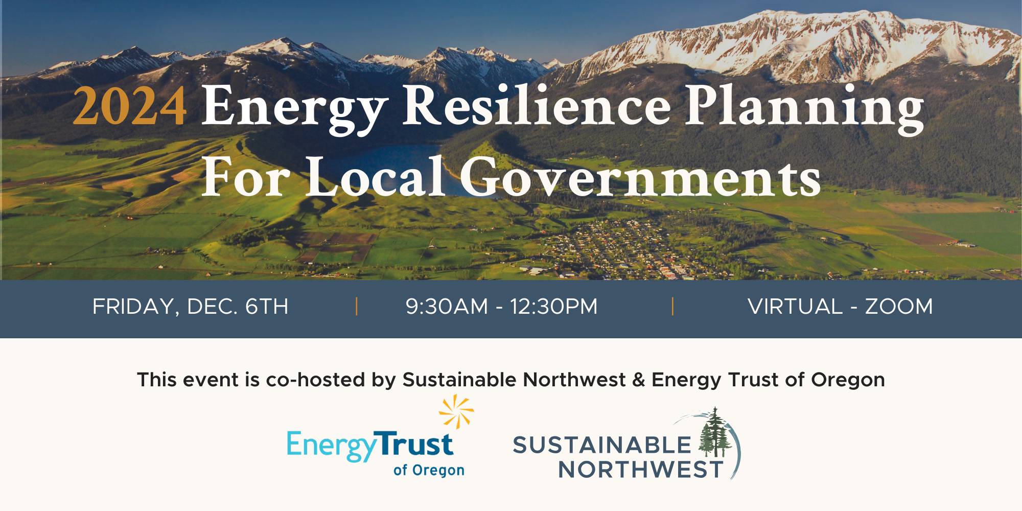 2024 Energy Resilience Planning for Local Governments Workshop ...