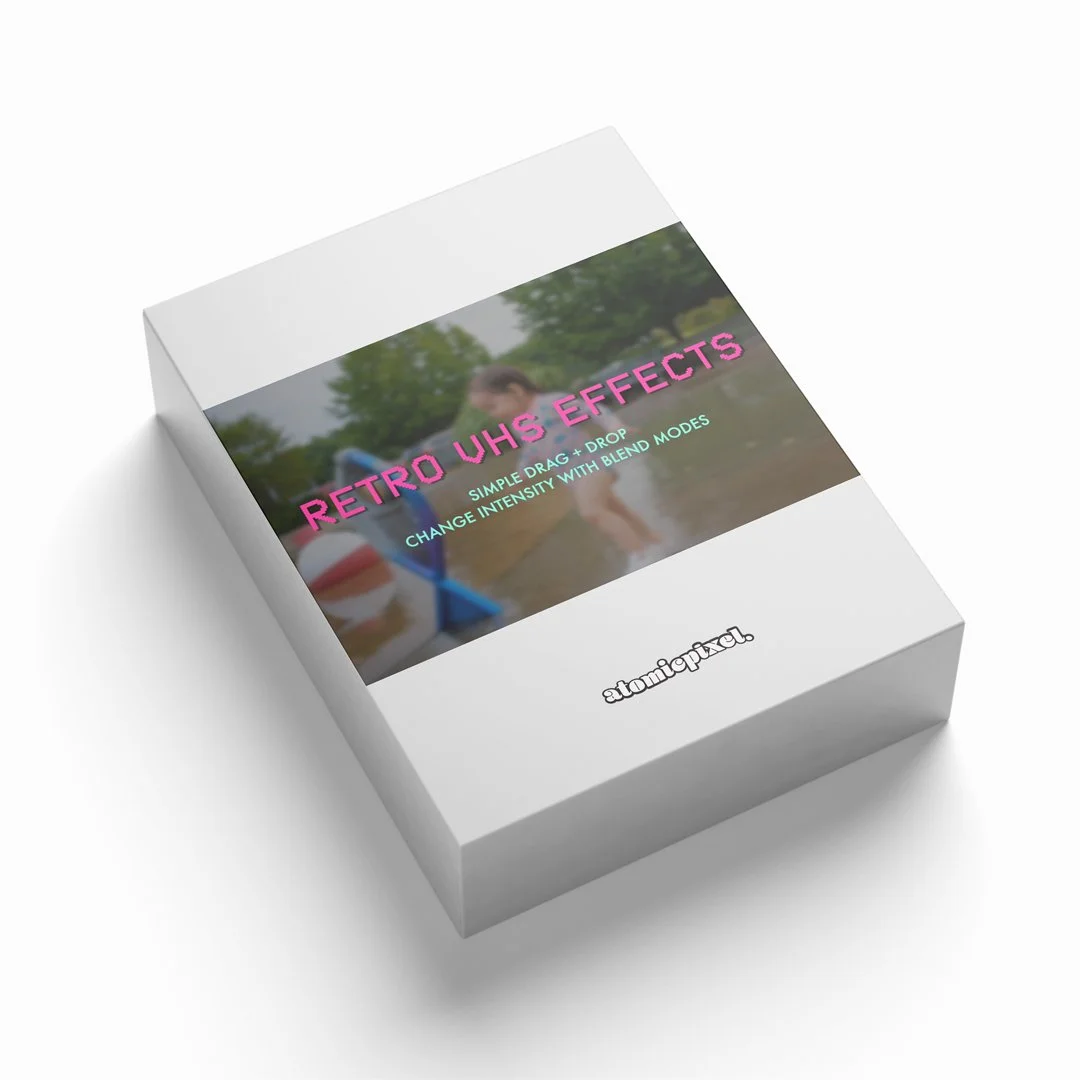 Retro VHS Effect Overlay — AtomicPixel