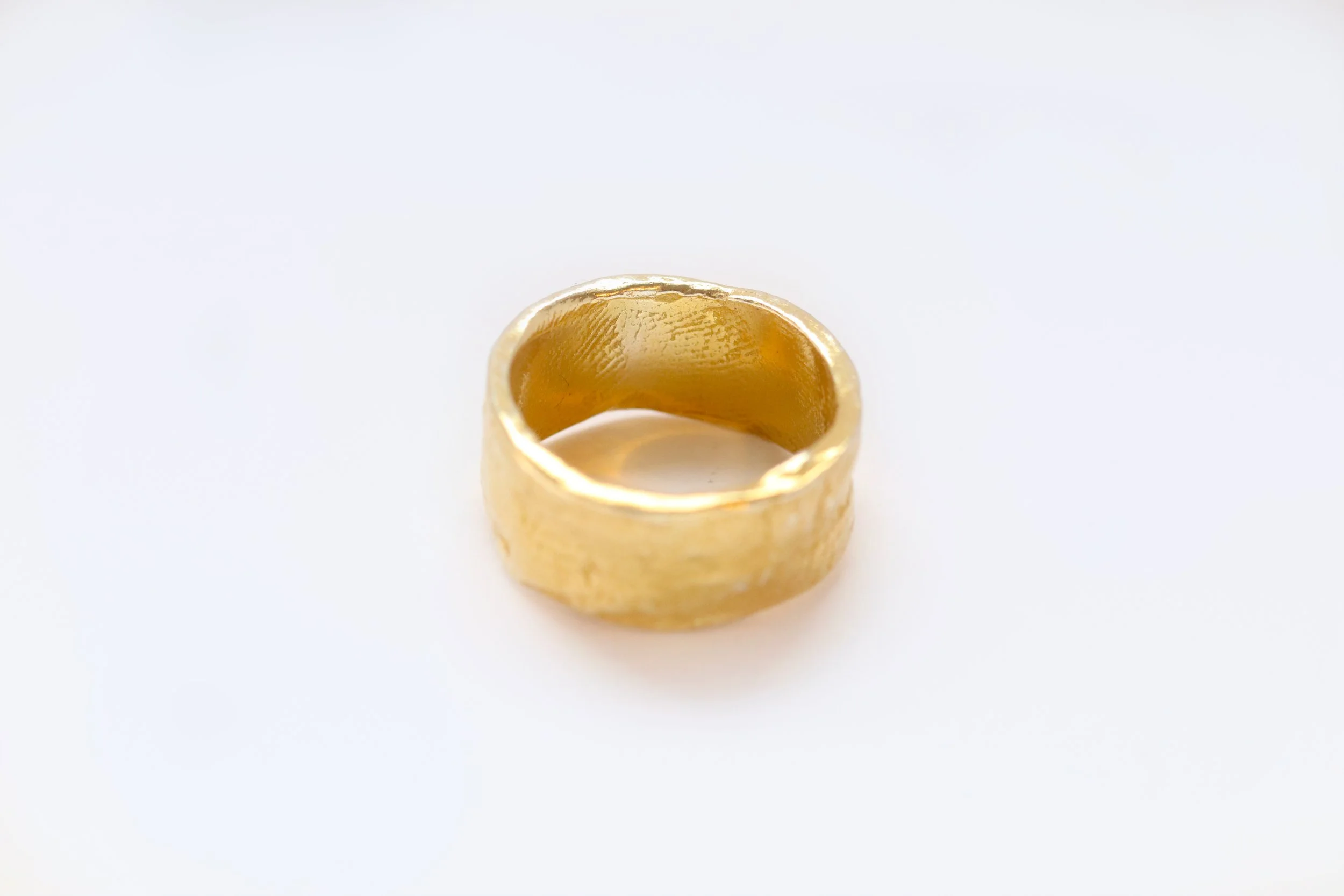 Silver Timber Band Wide — BELLE SMITH