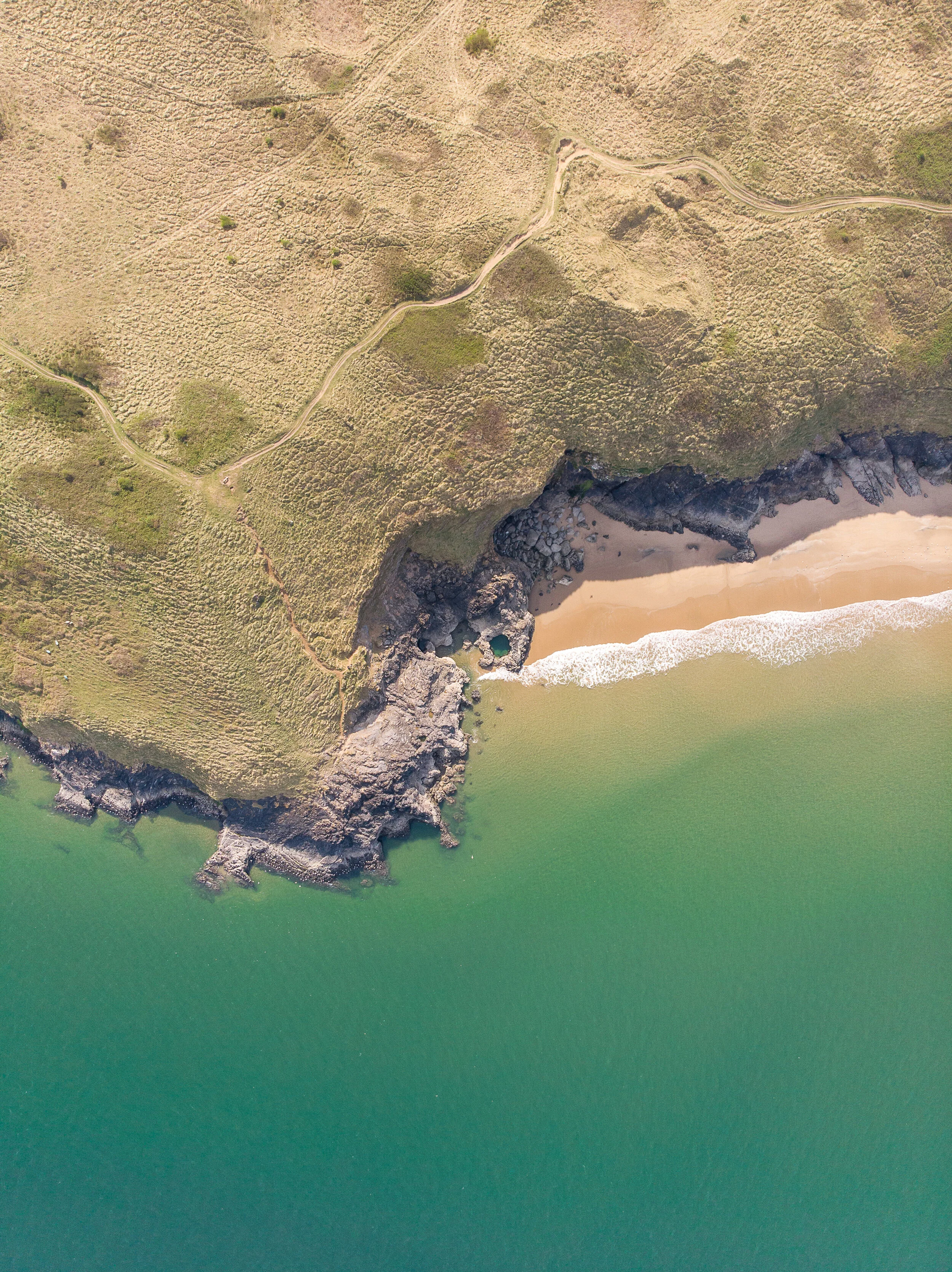 Landscape & Drone prints of the Gower Peninsula — Oh What A Knight