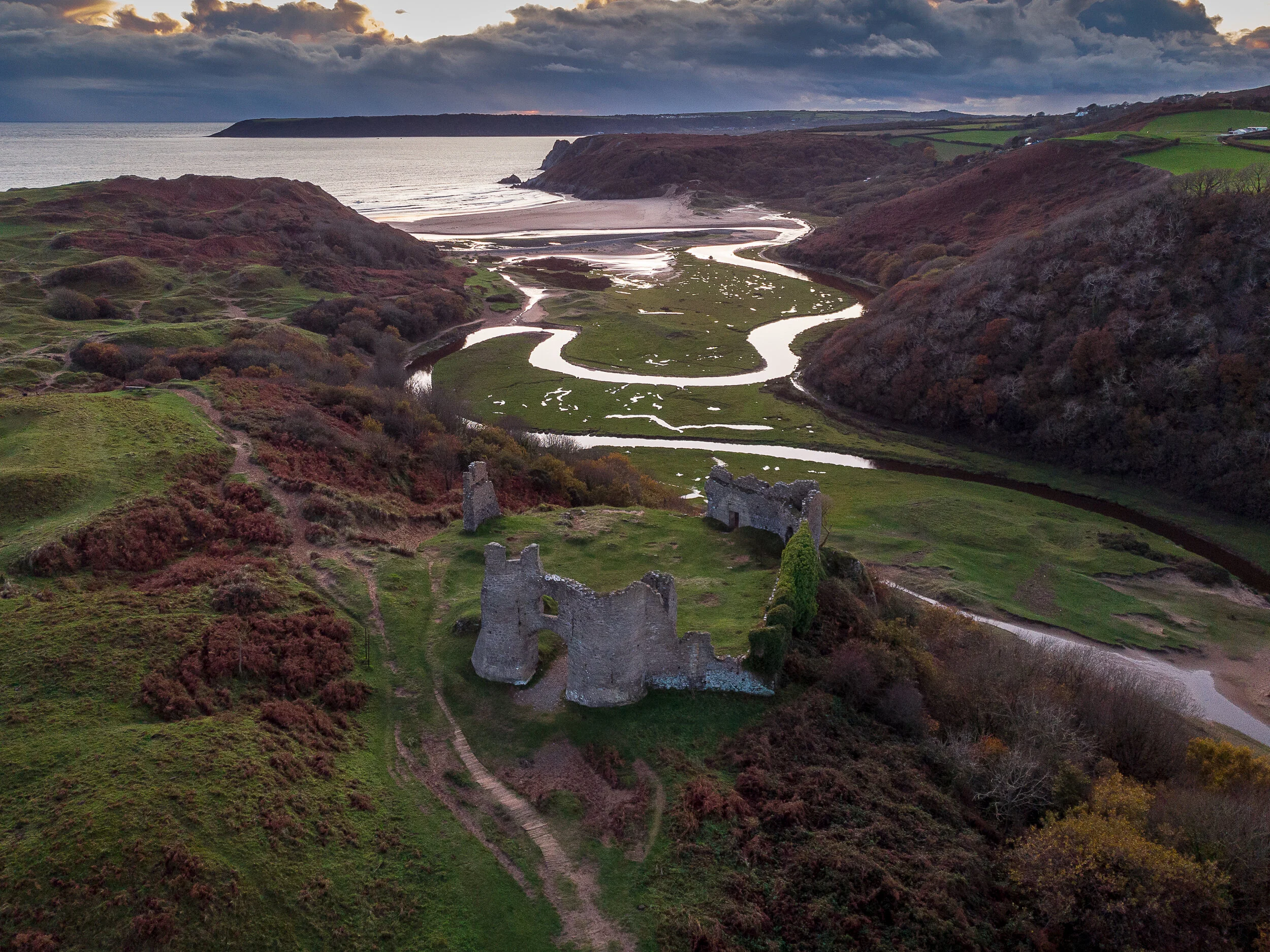 Landscape & Drone prints of the Gower Peninsula — Oh What A Knight