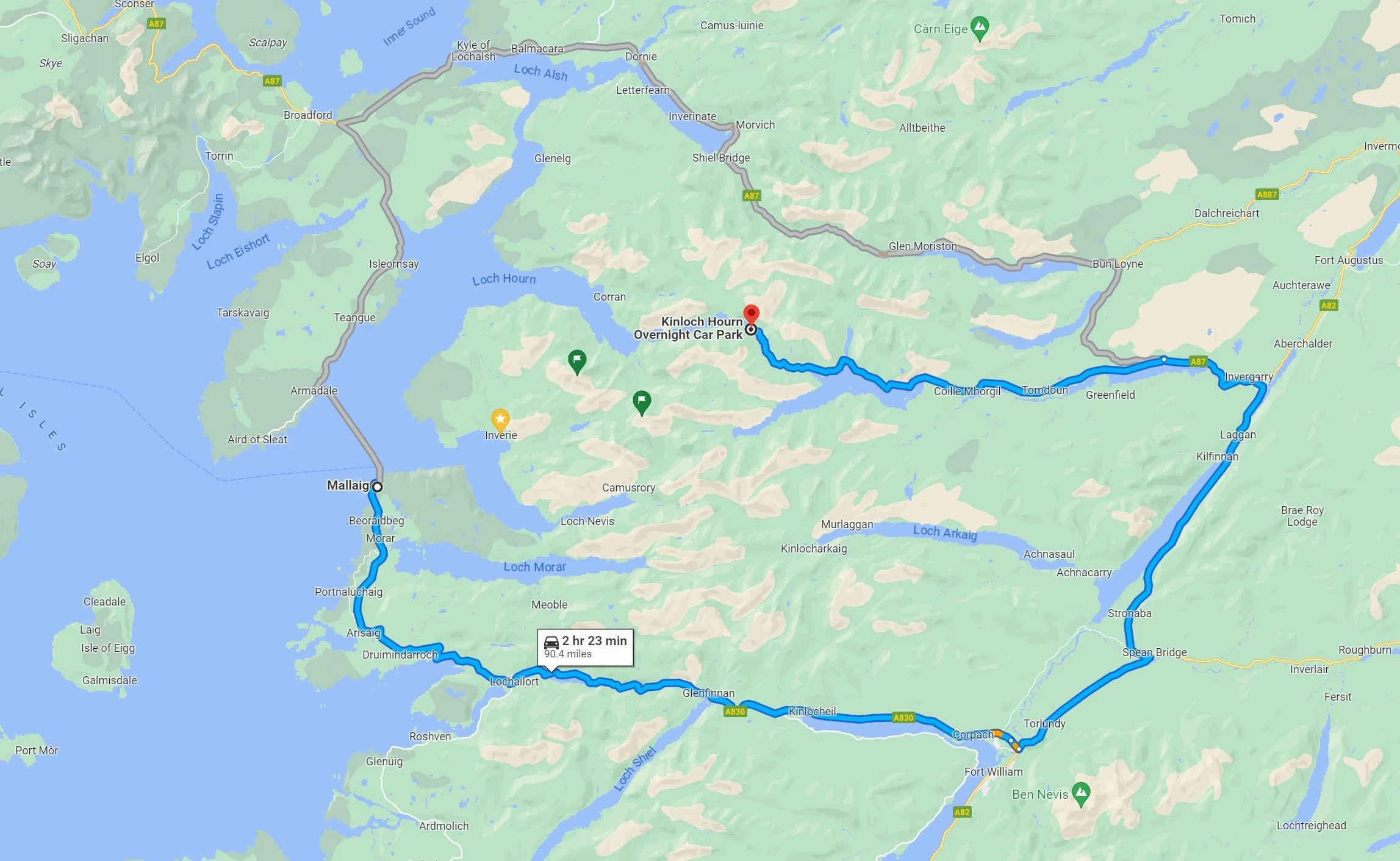 A hike to the most remote pub in mainland Britain | Kinloch Hourn to ...