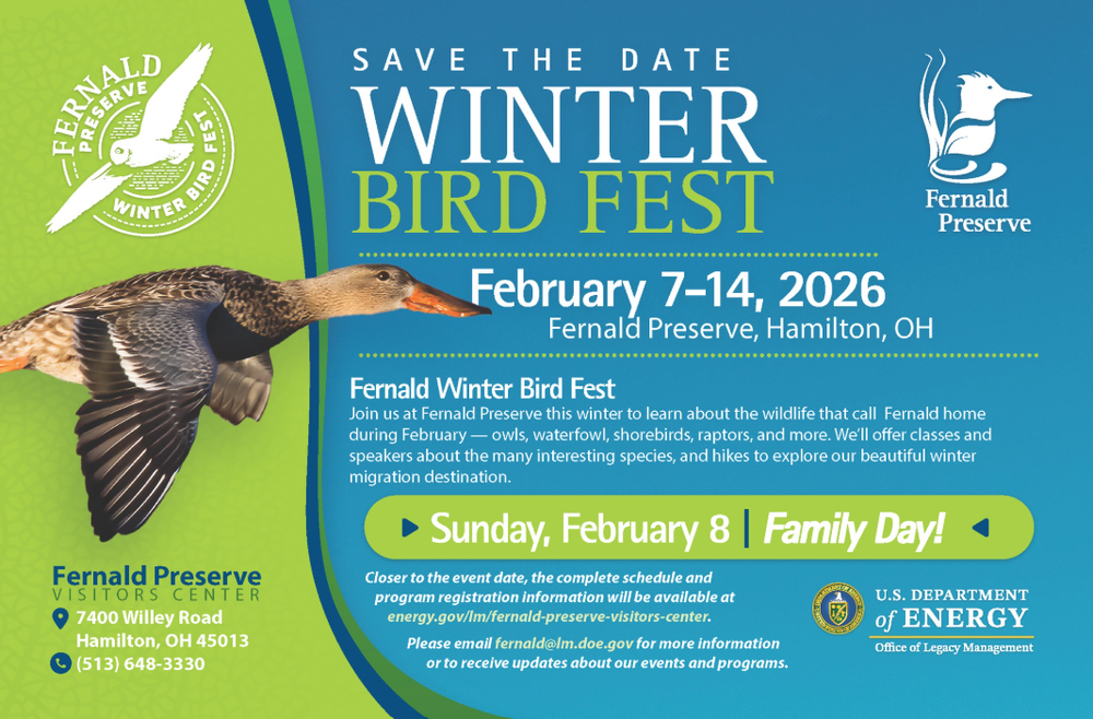 Fernald Winter Bird Fest 2026 — Audubon Miami Valley