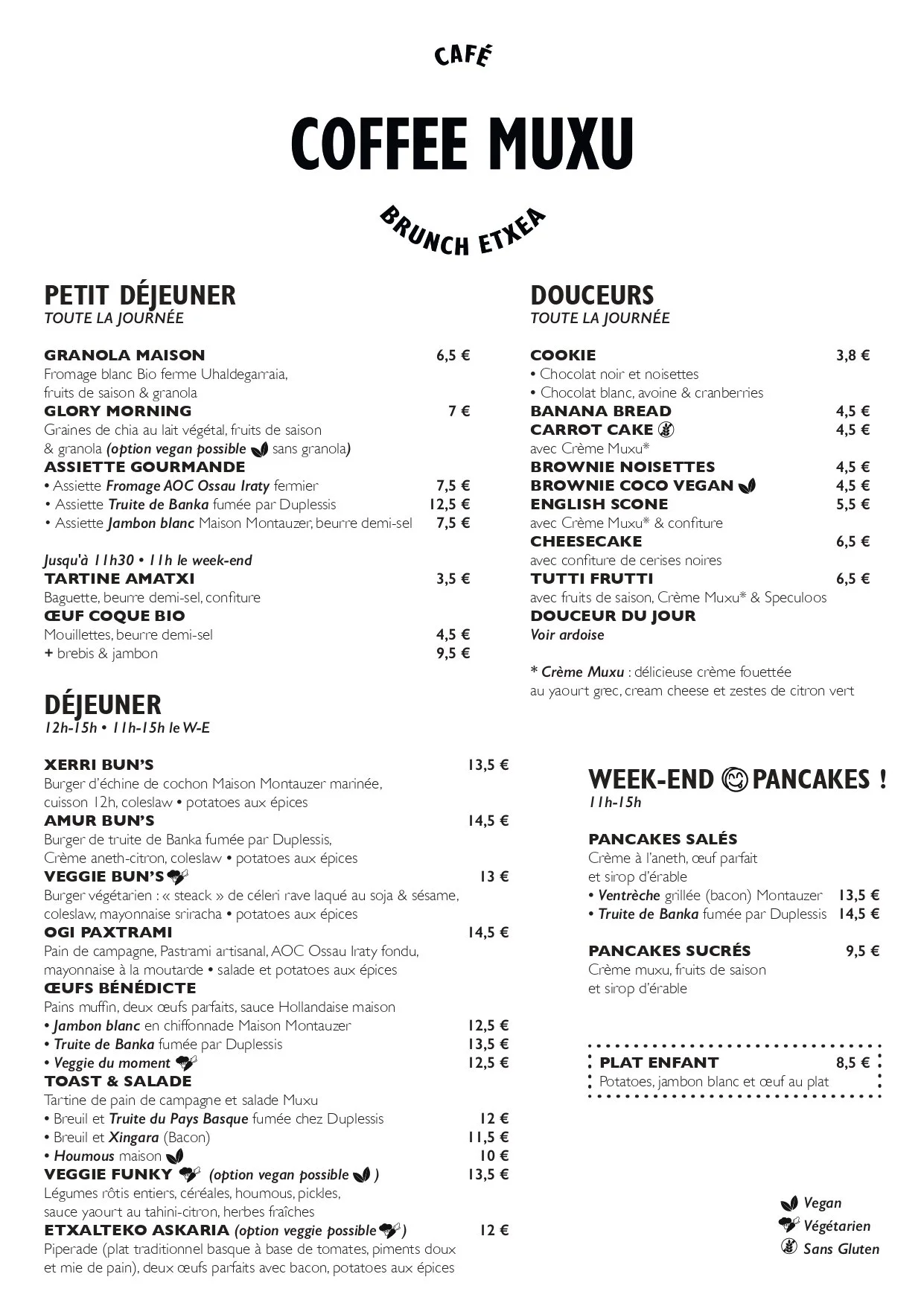 Menu — Coffee Muxu