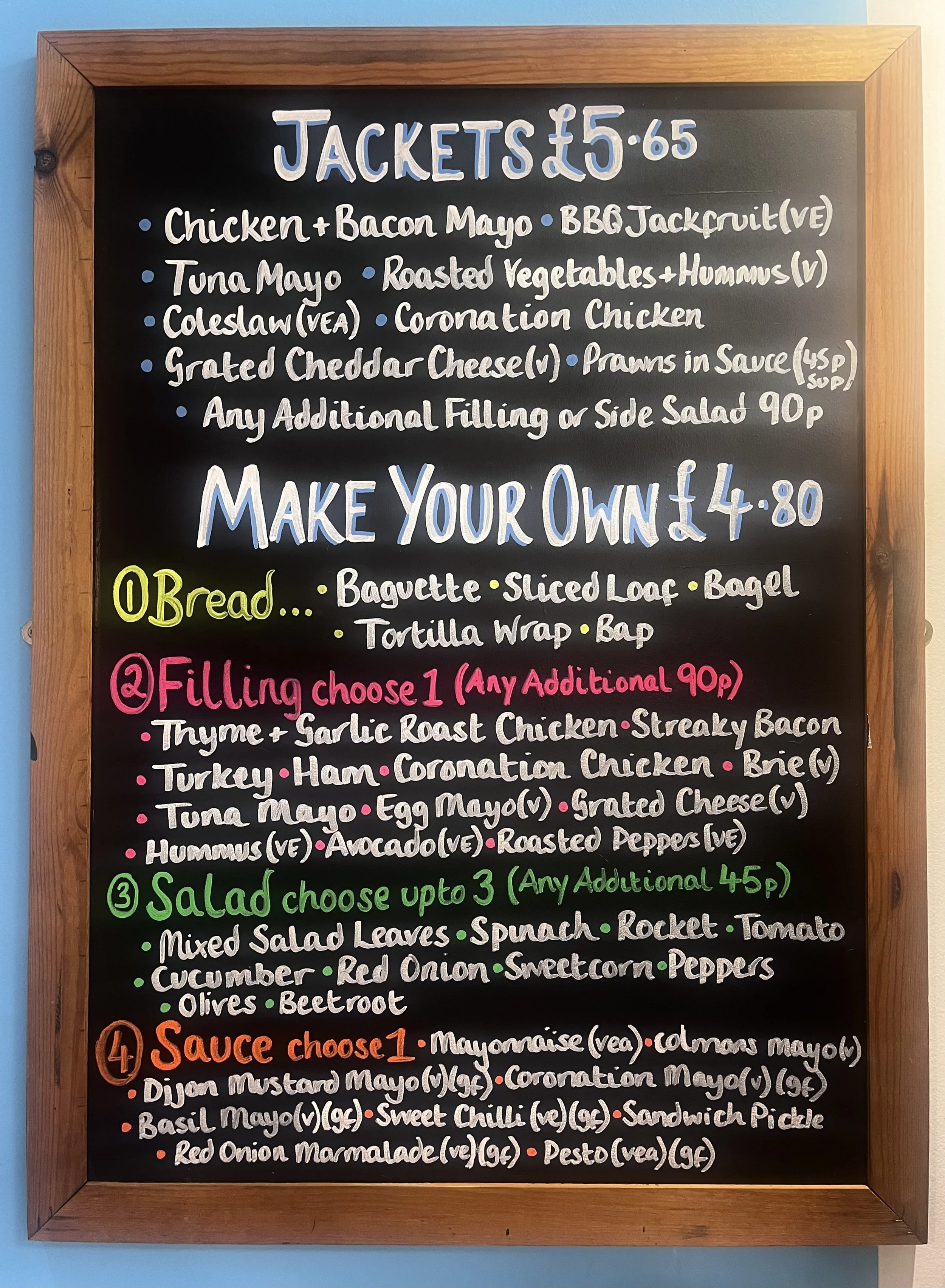 Take Out Menu — Logans Sandwich Bar