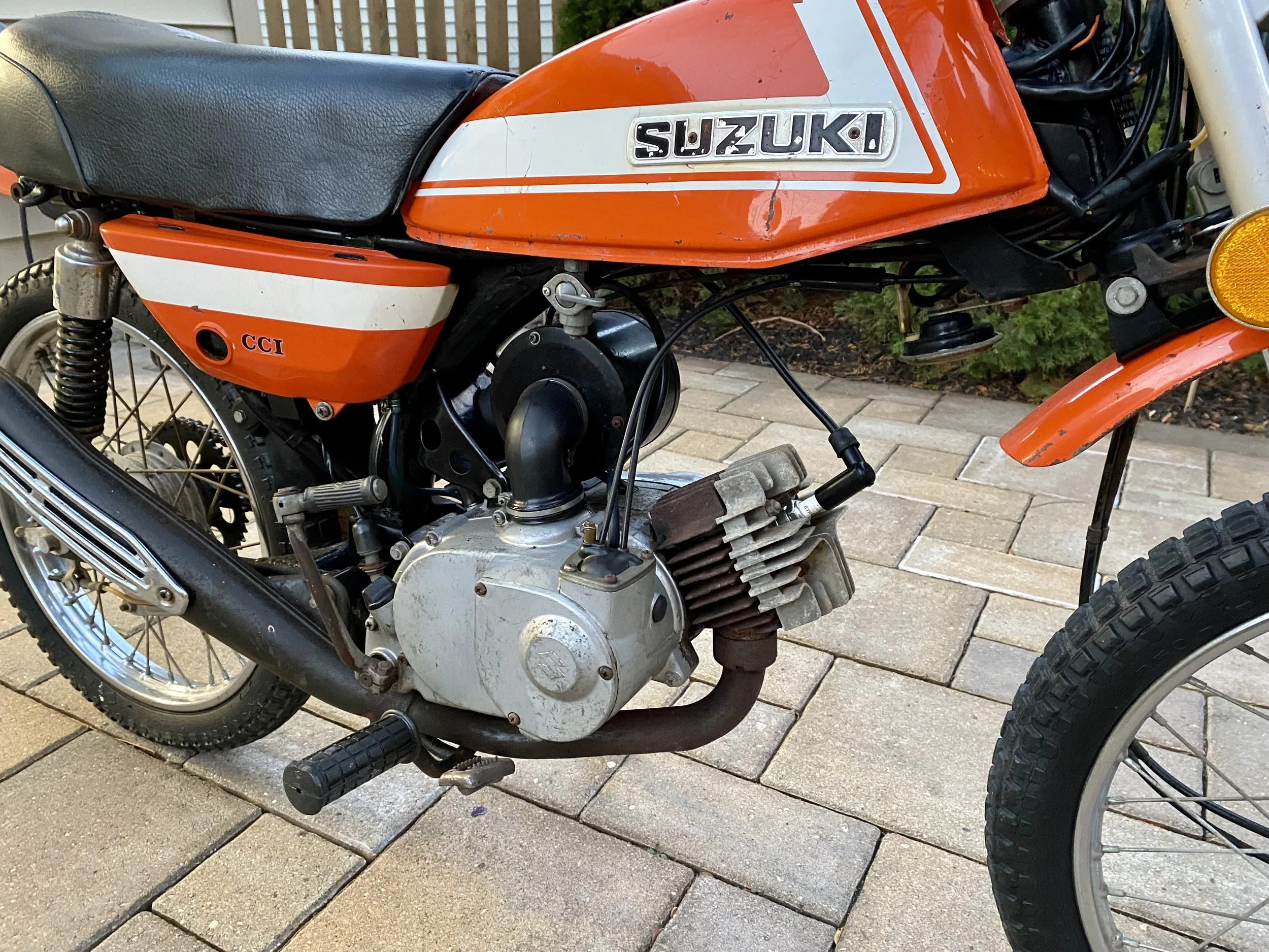 Suzuki TS50J Gaucho 1972 Orange — FCM Enterprises, LLC