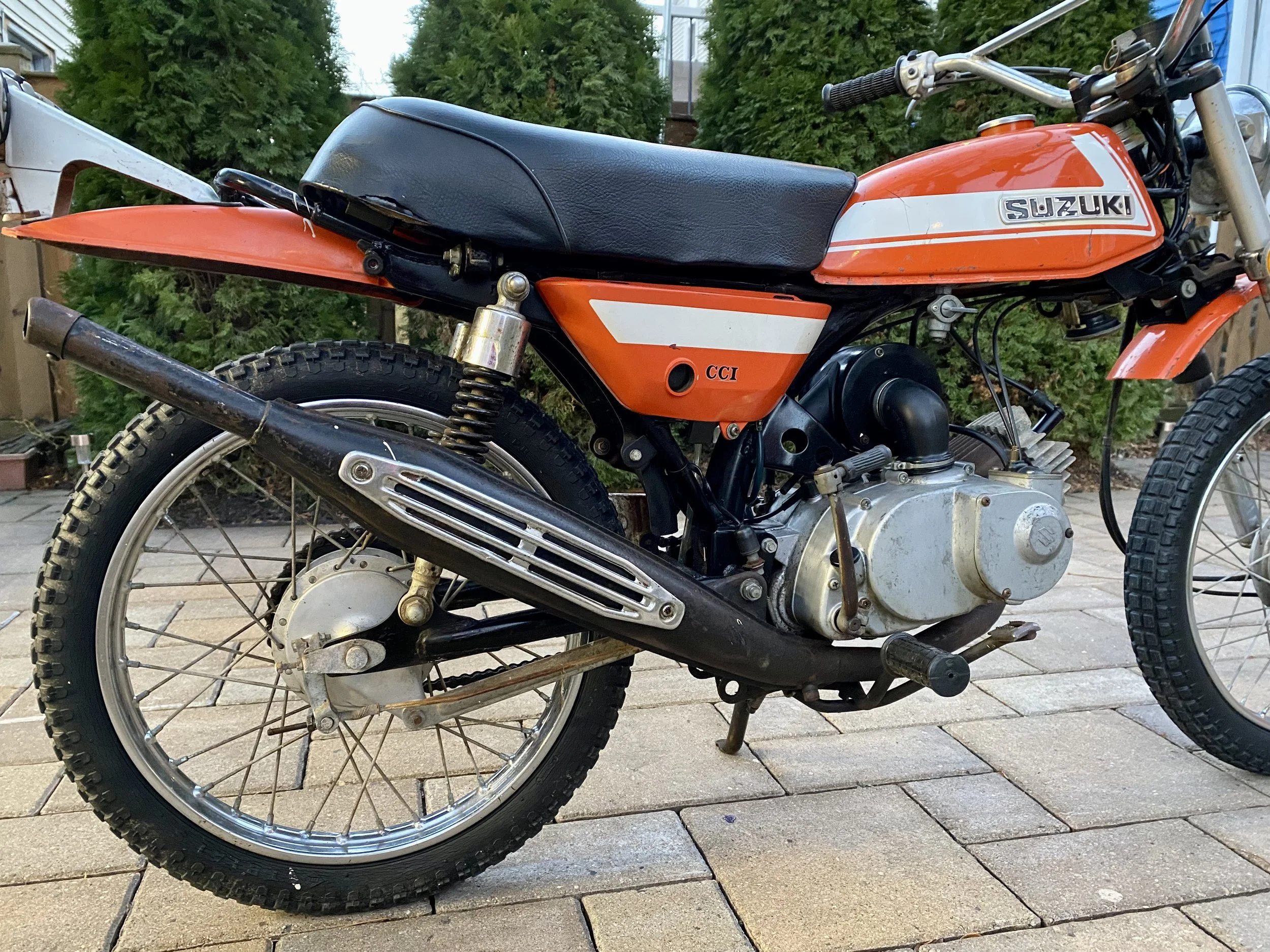 Suzuki TS50J Gaucho 1972 Orange — FCM Enterprises, LLC