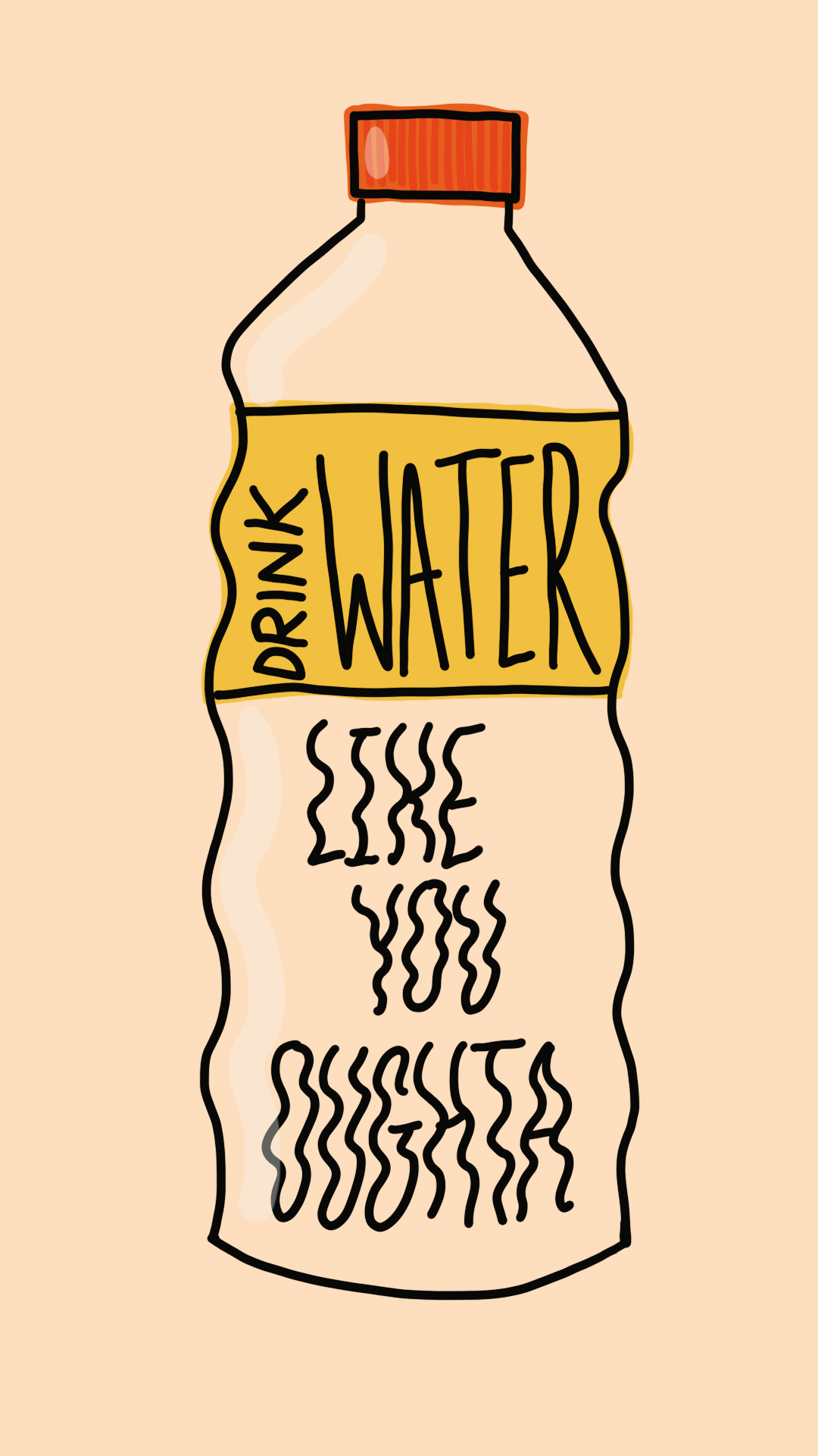 Drinking Water Animated Gif