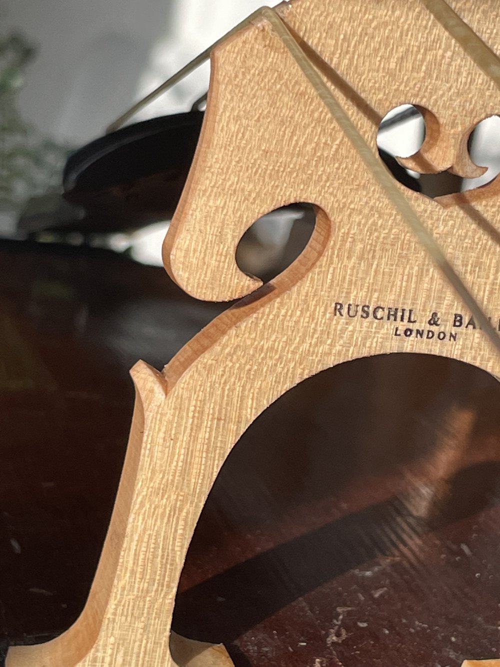 Choosing a Belgian or French Cello Bridge - Ruschil London