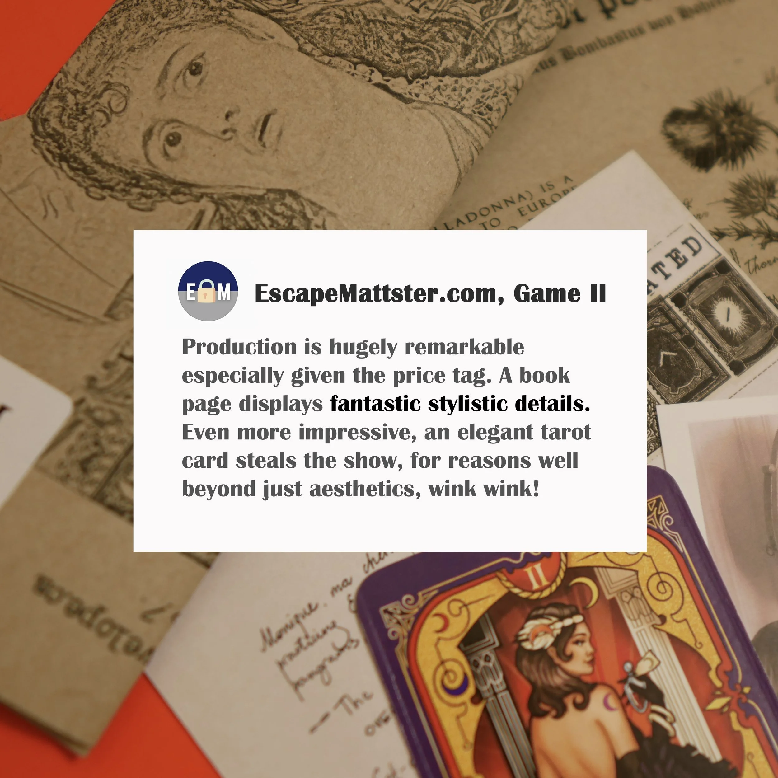 Scarlet Envelope Escape Room Game. Classy Murder Mystery Valentines Day ...