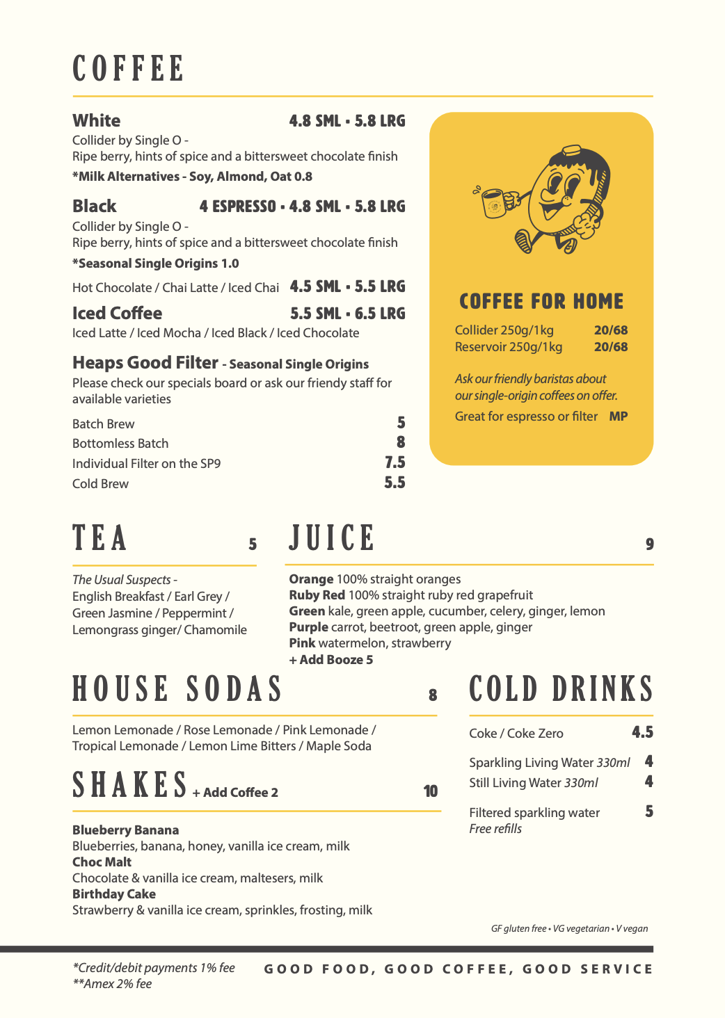 The Menu — Happyfield