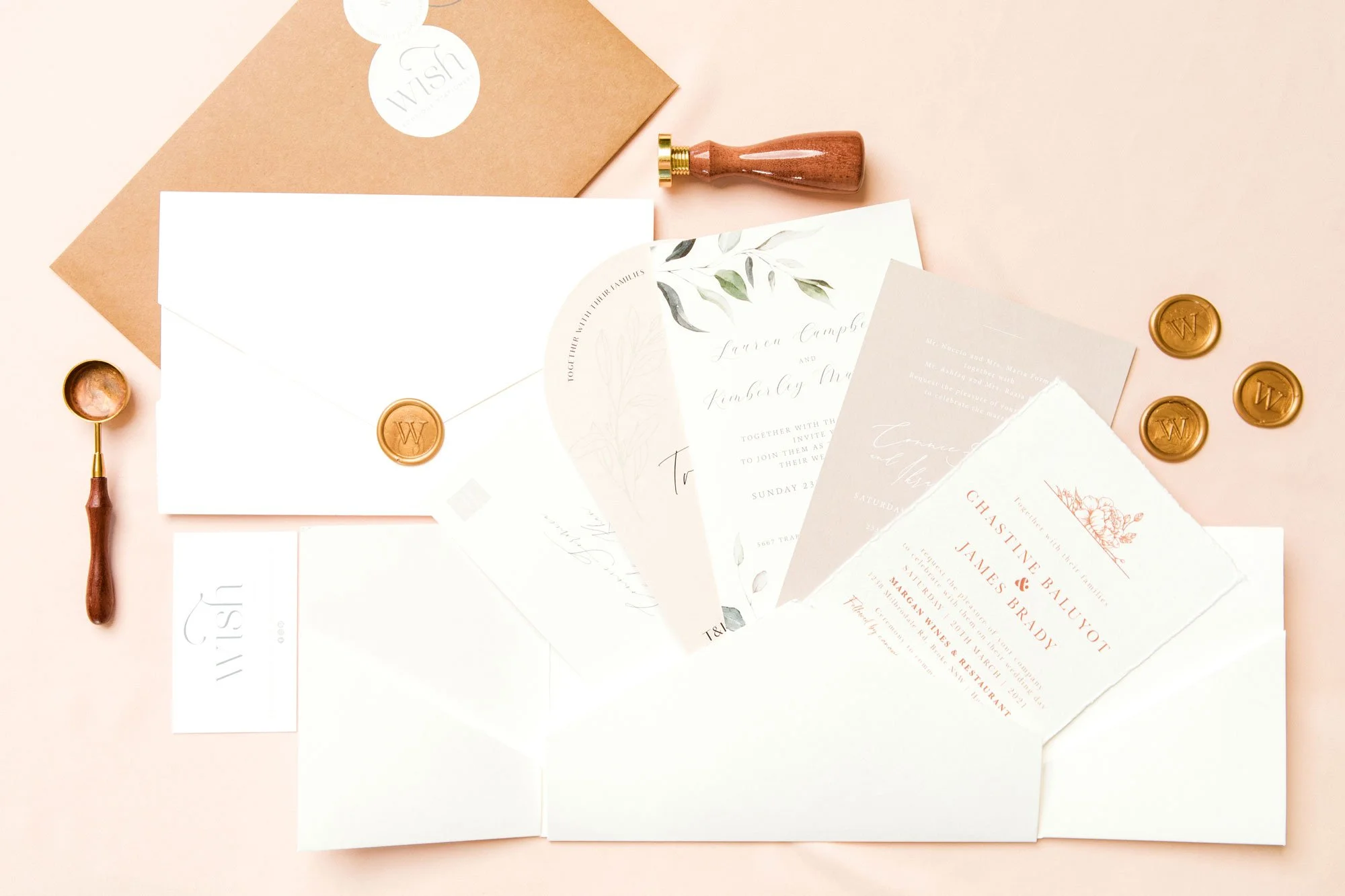 Custom Wedding Invitations | Wish Boutique Stationery