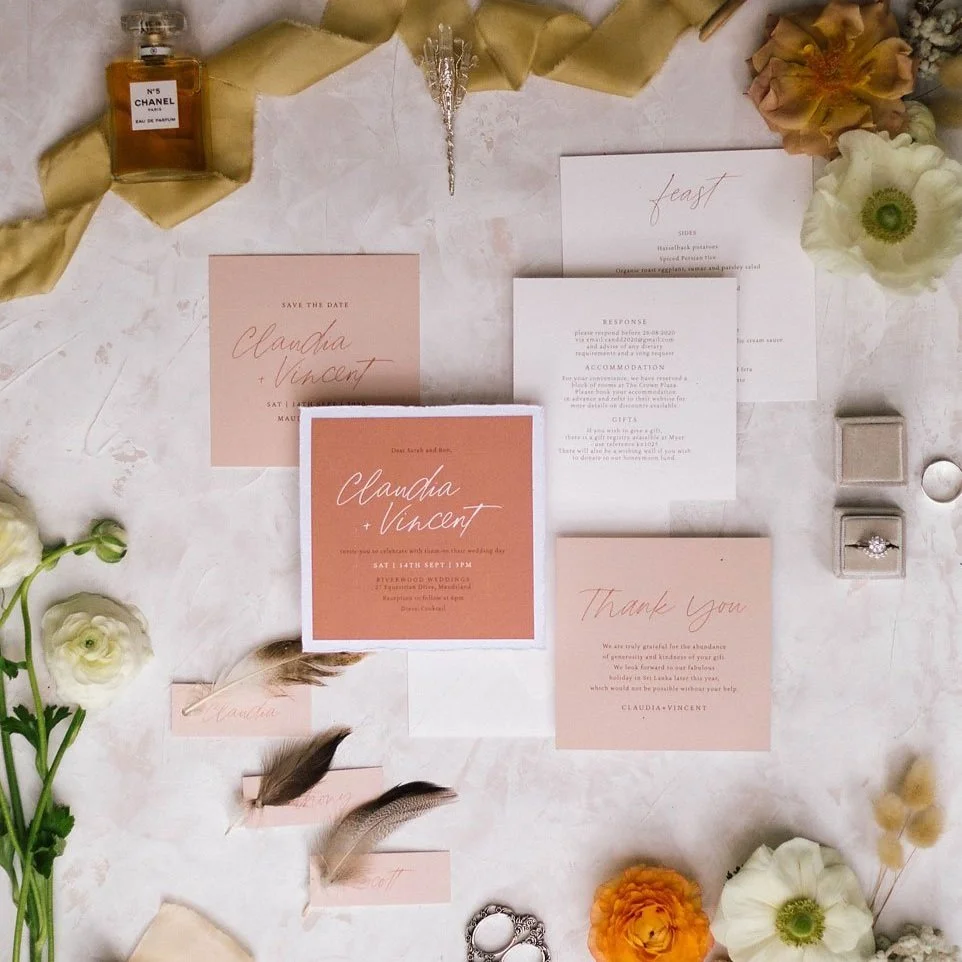 Custom Wedding Invitations | Wish Boutique Stationery