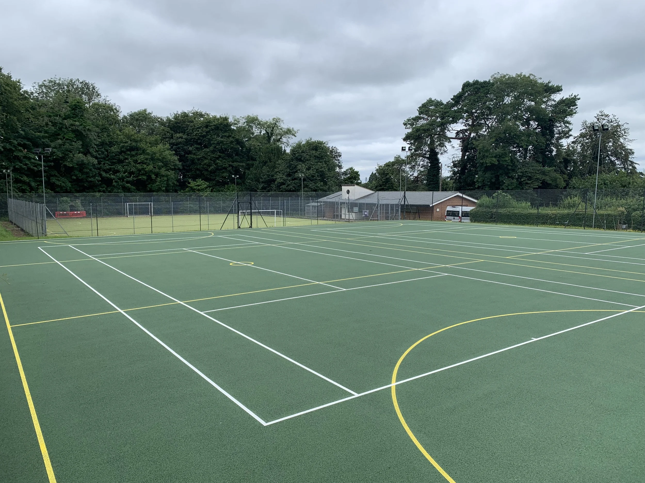 Tennis Court Painting and Cleaning Services