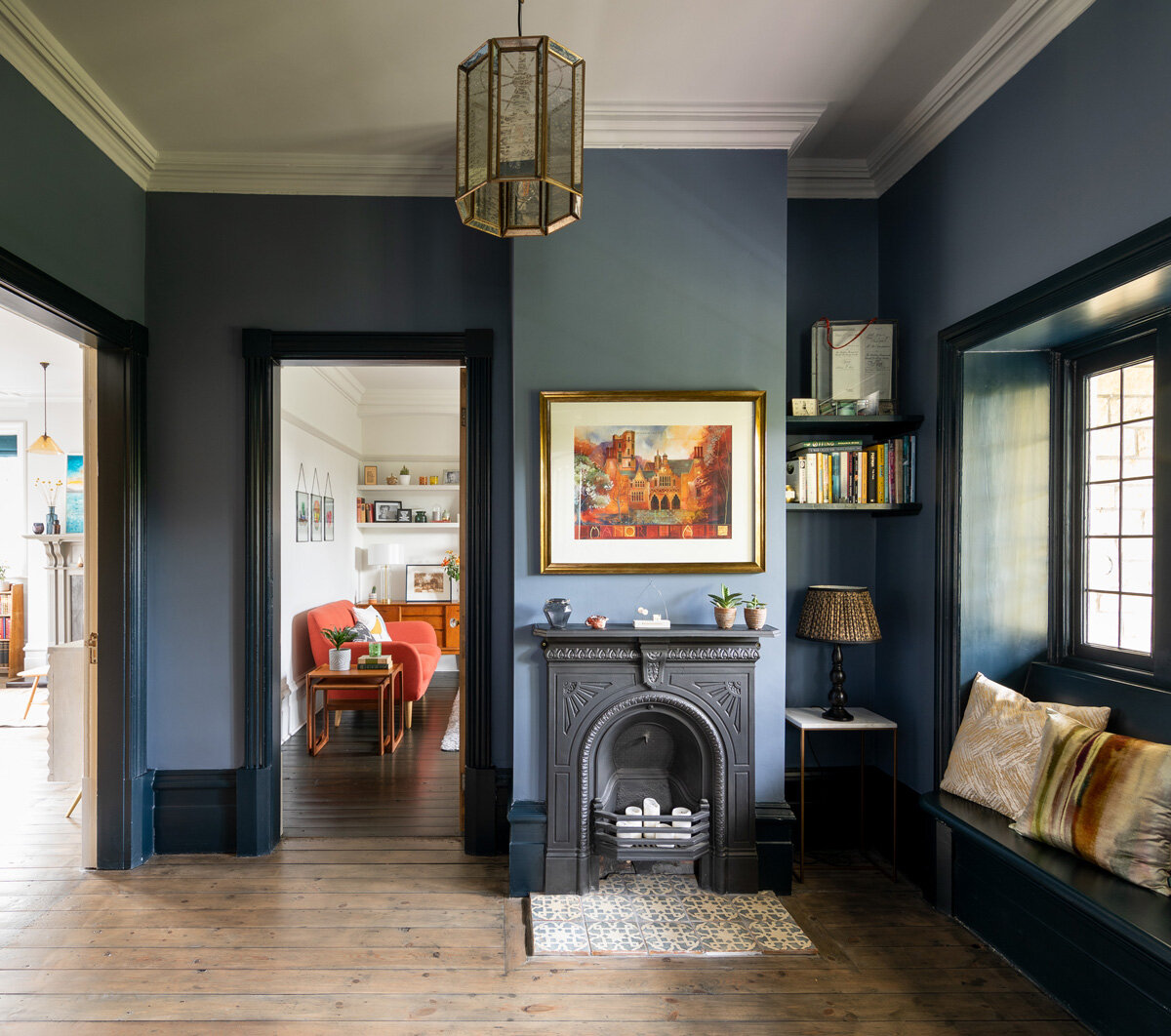 Blue Hall and Landing | No Space Like Home