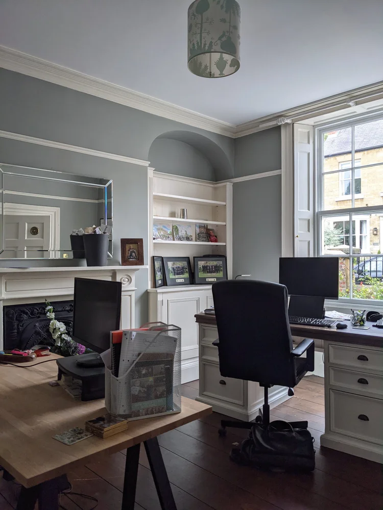 Georgian Home Office - Before and After