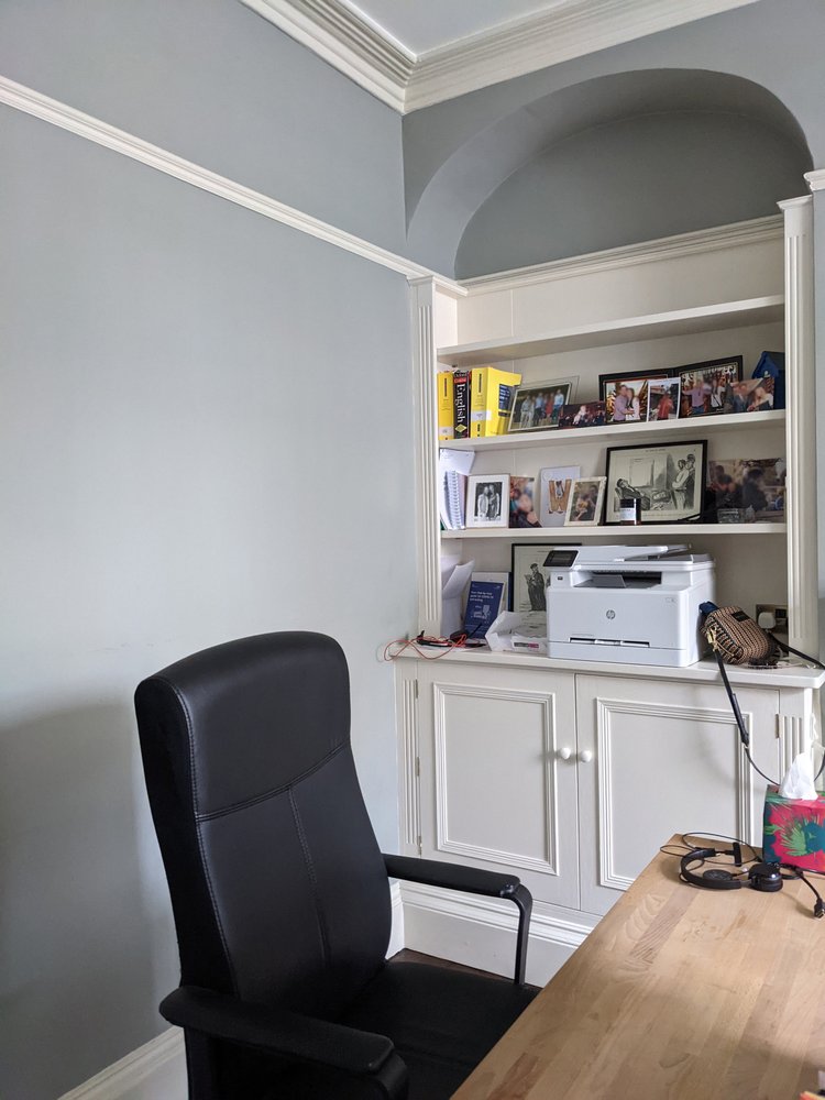 Georgian Home Office - Before and After