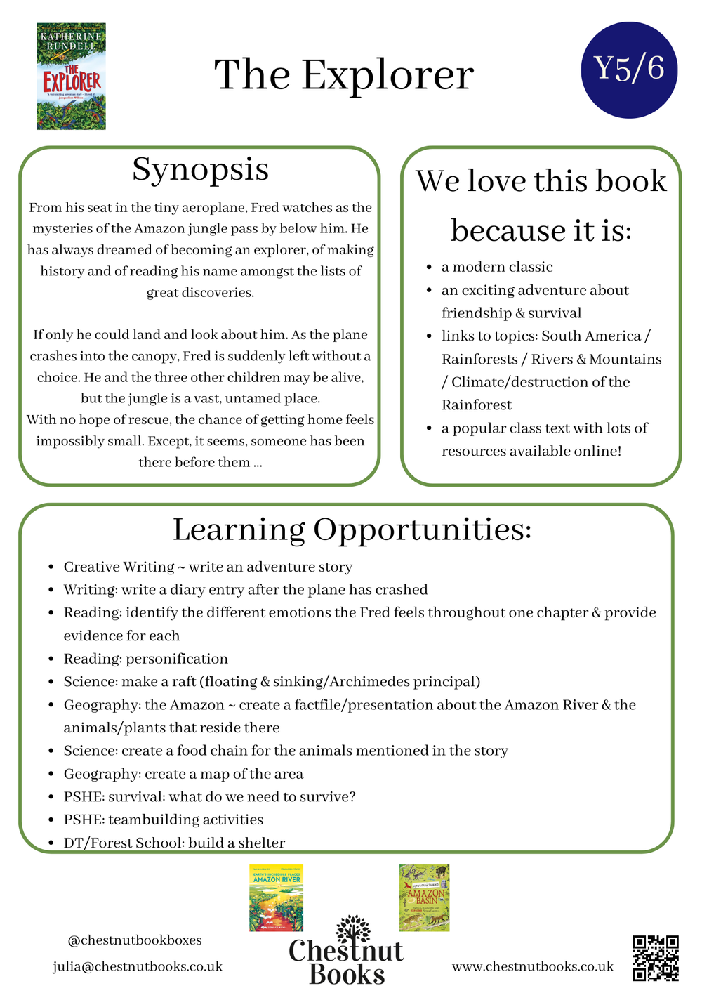 The Explorer by Katherine Rundell — Chestnut Books