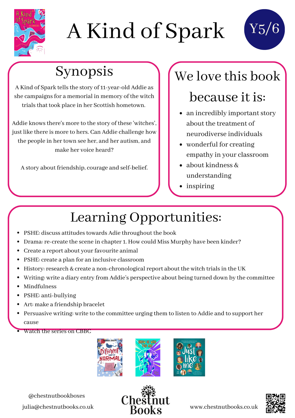 A Kind of Spark by Elle McNicoll — Chestnut Books