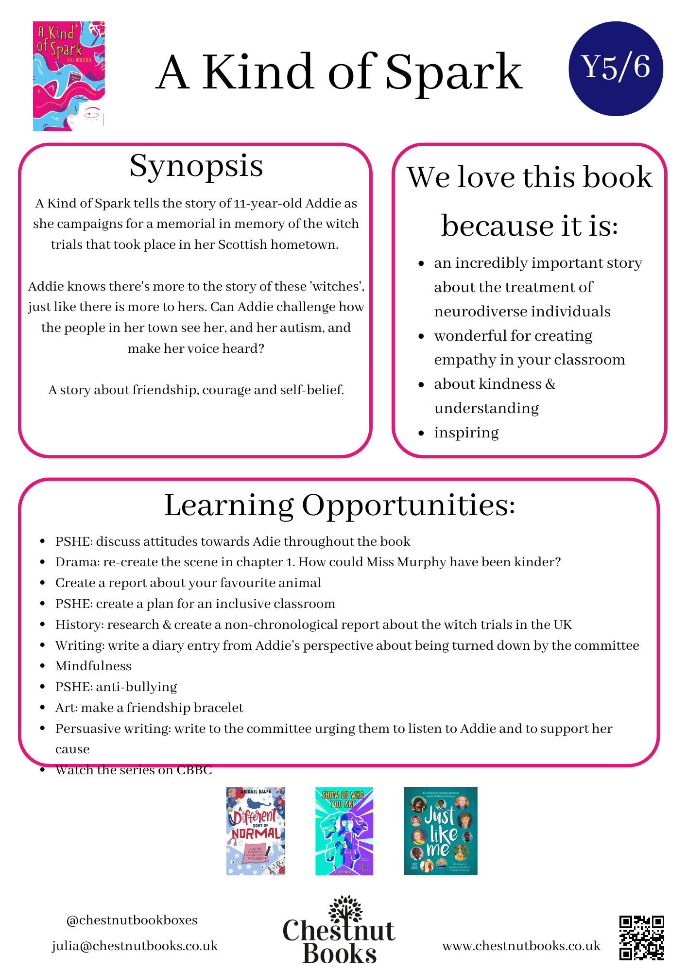 A Kind of Spark by Elle McNicoll — Chestnut Books