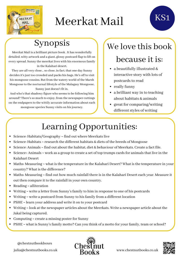 Meerkat Mail by Emily Gravett — Chestnut Books