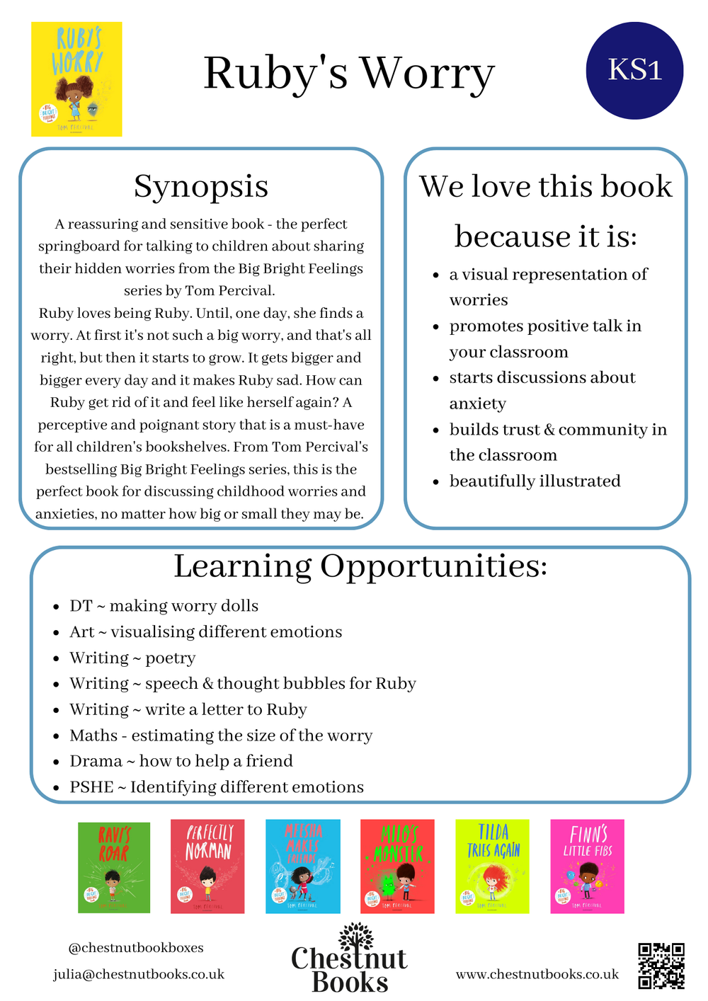 Ruby's Worry by Tom Percival — Chestnut Books