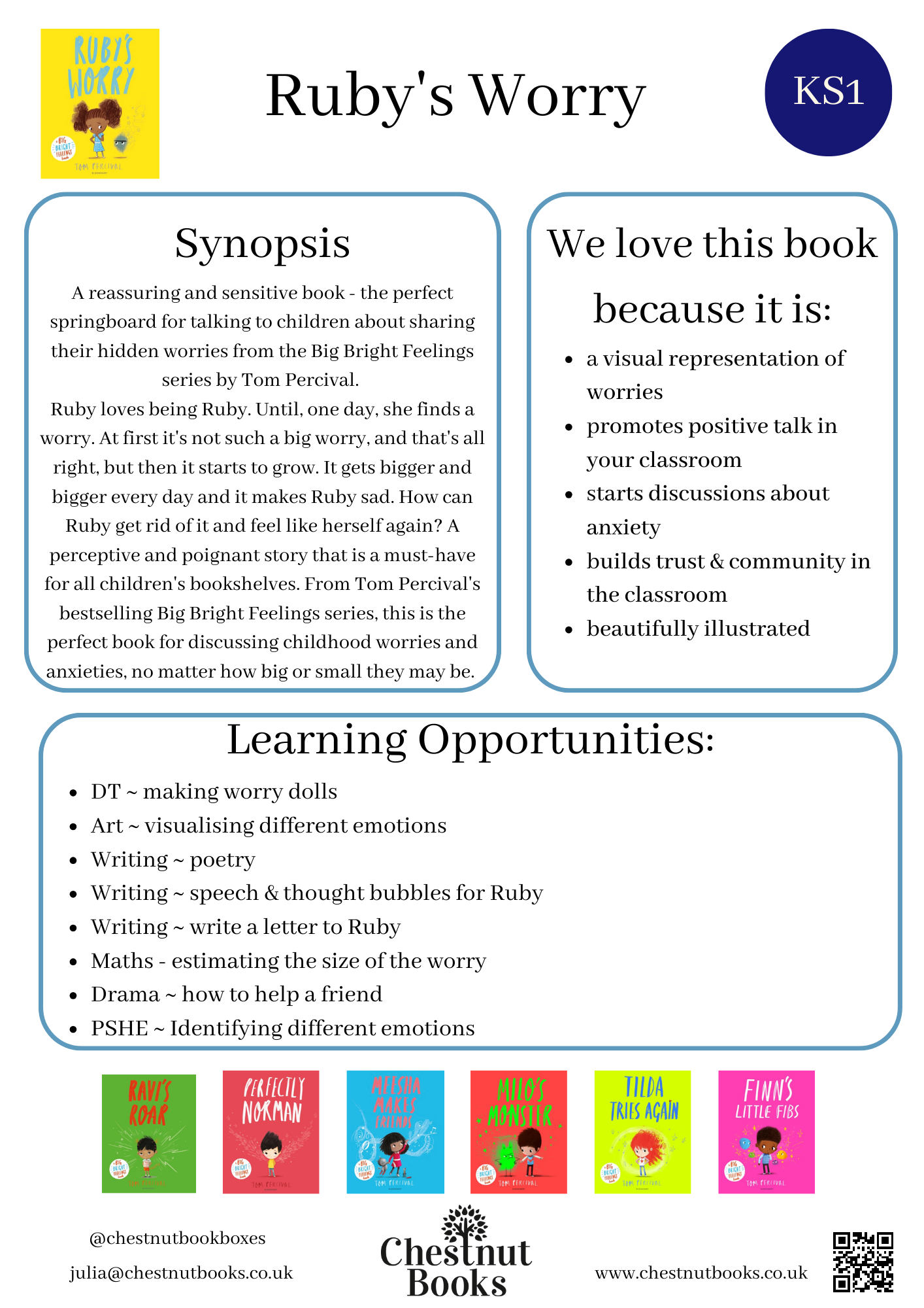 Ruby's Worry by Tom Percival — Chestnut Books