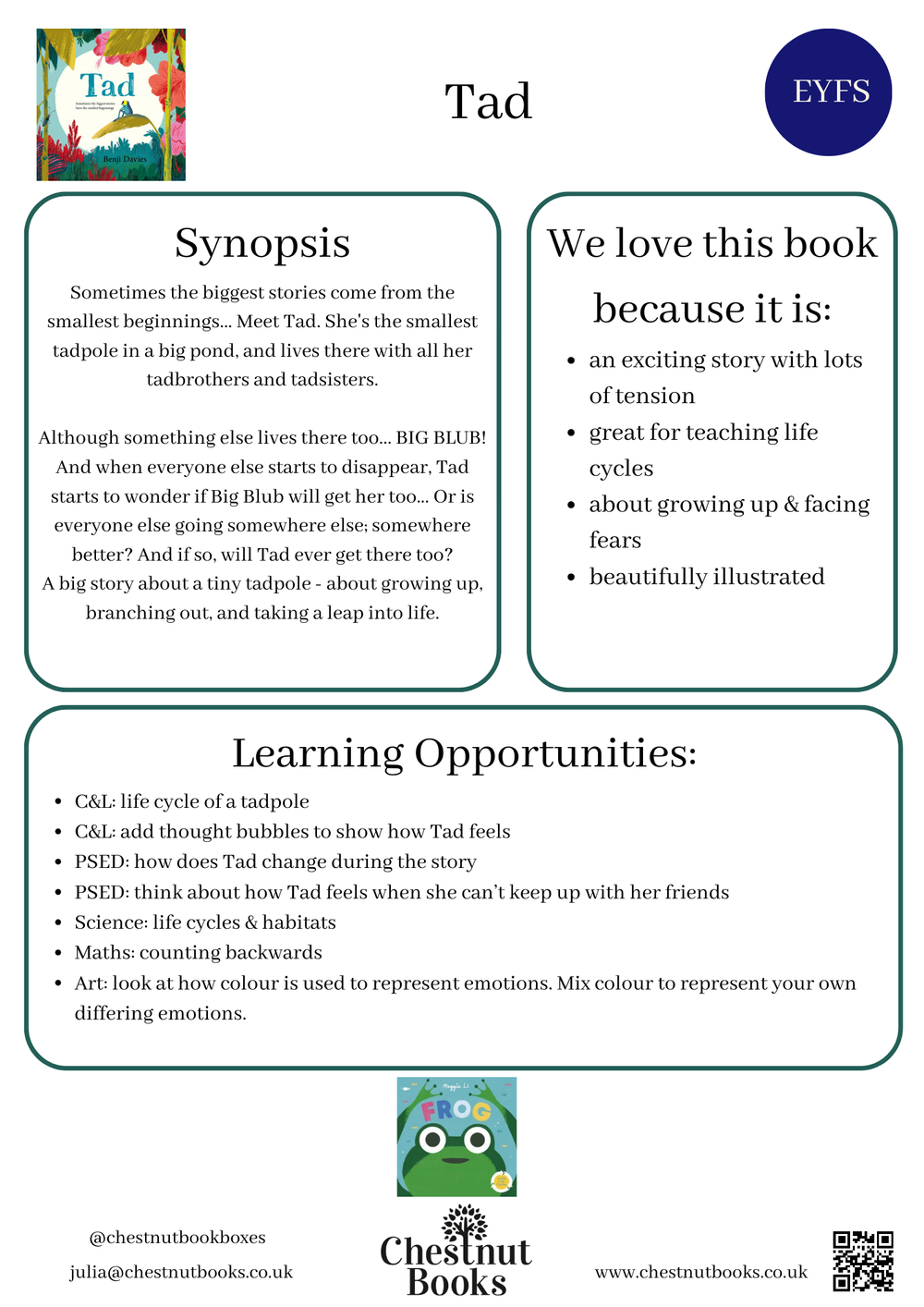 Tad by Benji Davies — Chestnut Books