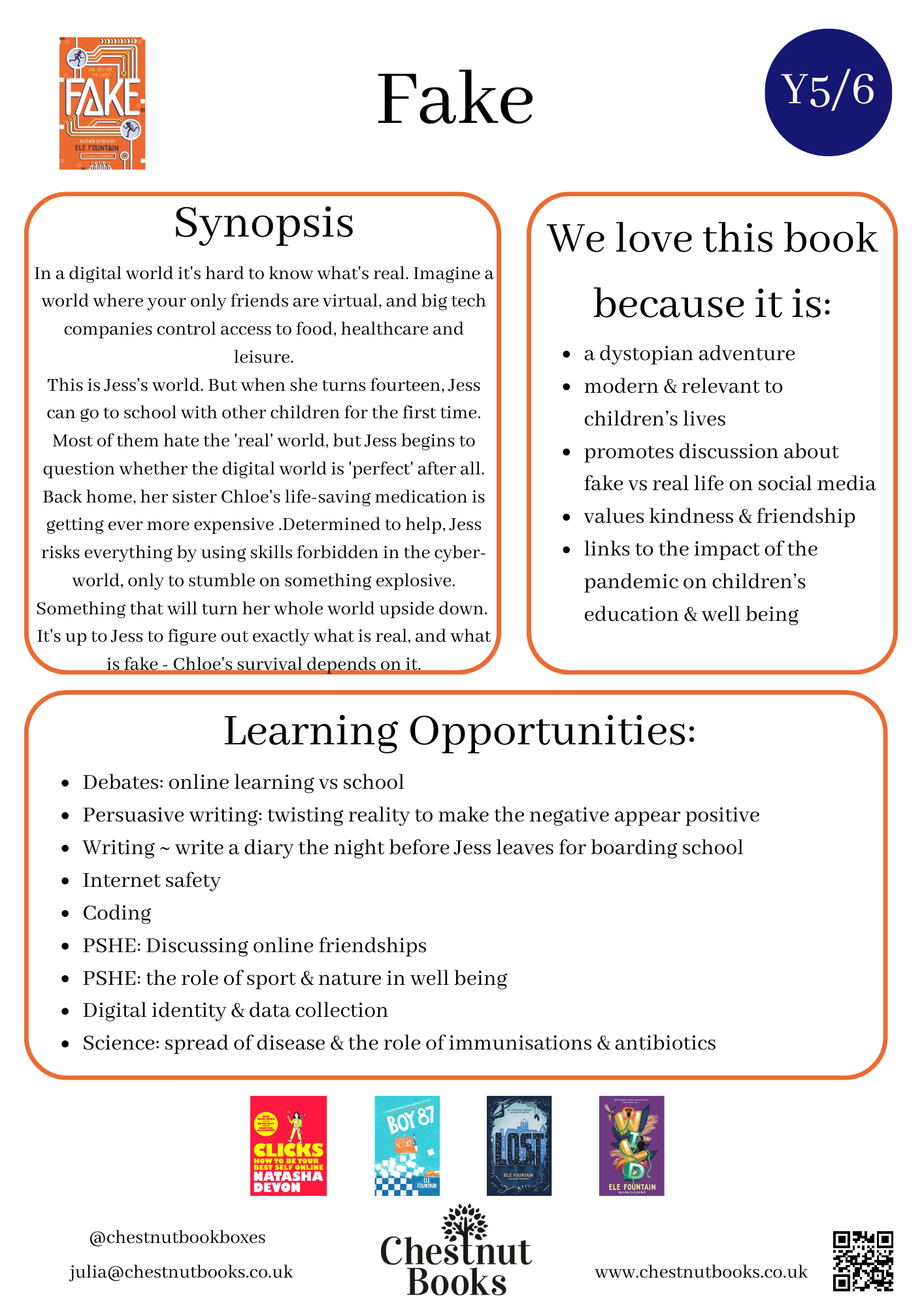 Fake by Ele Fountain — Chestnut Books