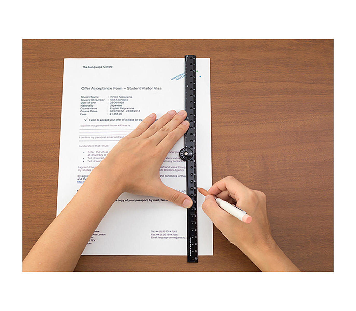 Midori Multi Ruler 16cm Soft Blue — KANDS Papelería