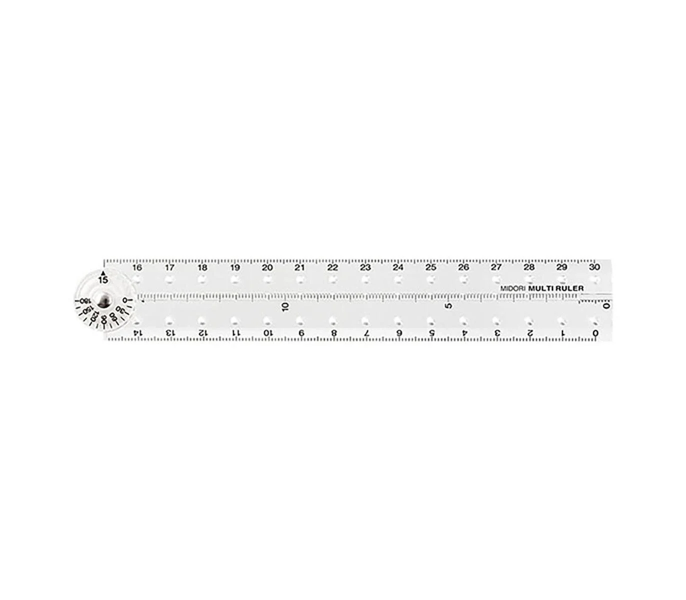 Midori Multi Ruler 30cm Clear — KANDS Papelería