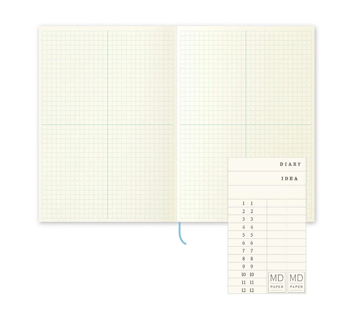 Midori MD Notebook Journal A5 Grid Block — KANDS Papelería