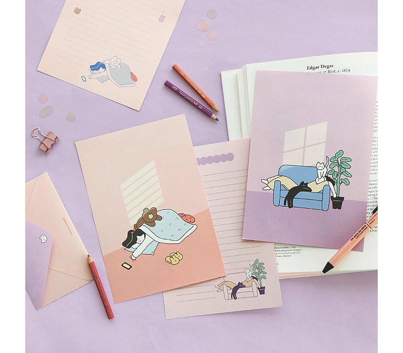 NB CO Mini Letter Set Antique Roche — KANDS Papelería