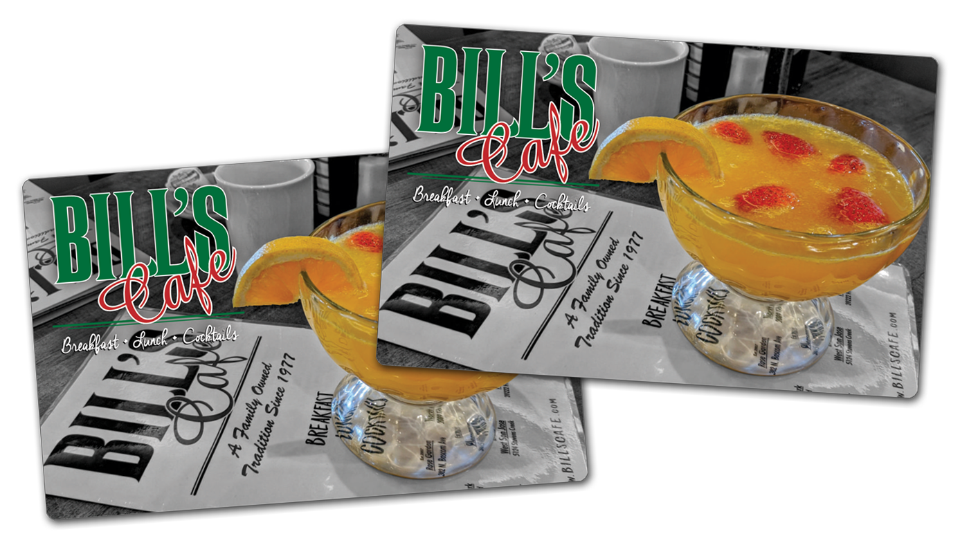 Welcome to Bill's Cafe - a Breakfast Tradition since 1977
