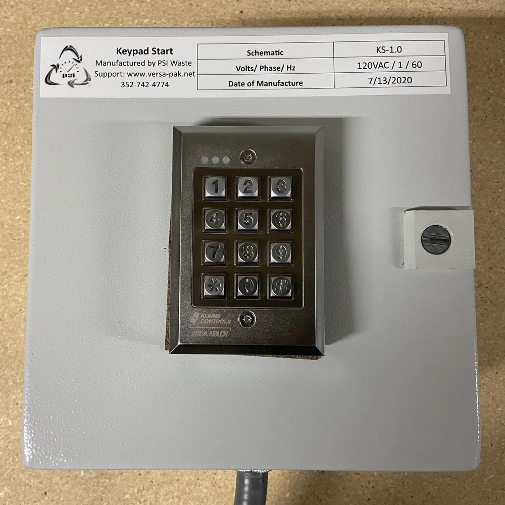 Keypads — VERSA-PAK