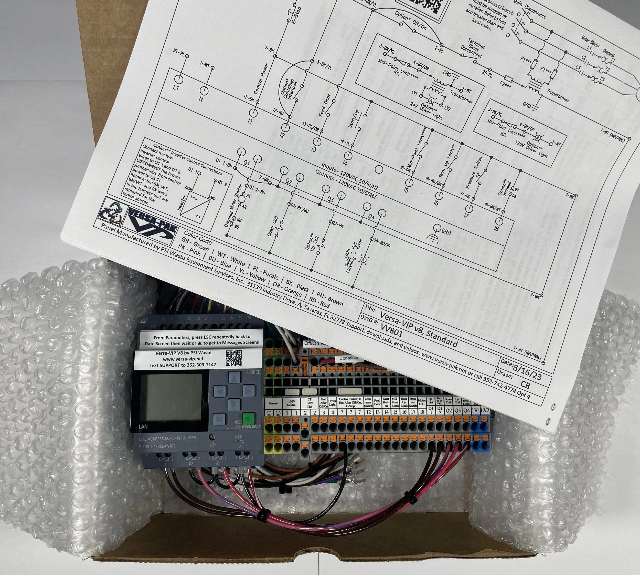 VERSA-VIP V8 — VERSA-PAK