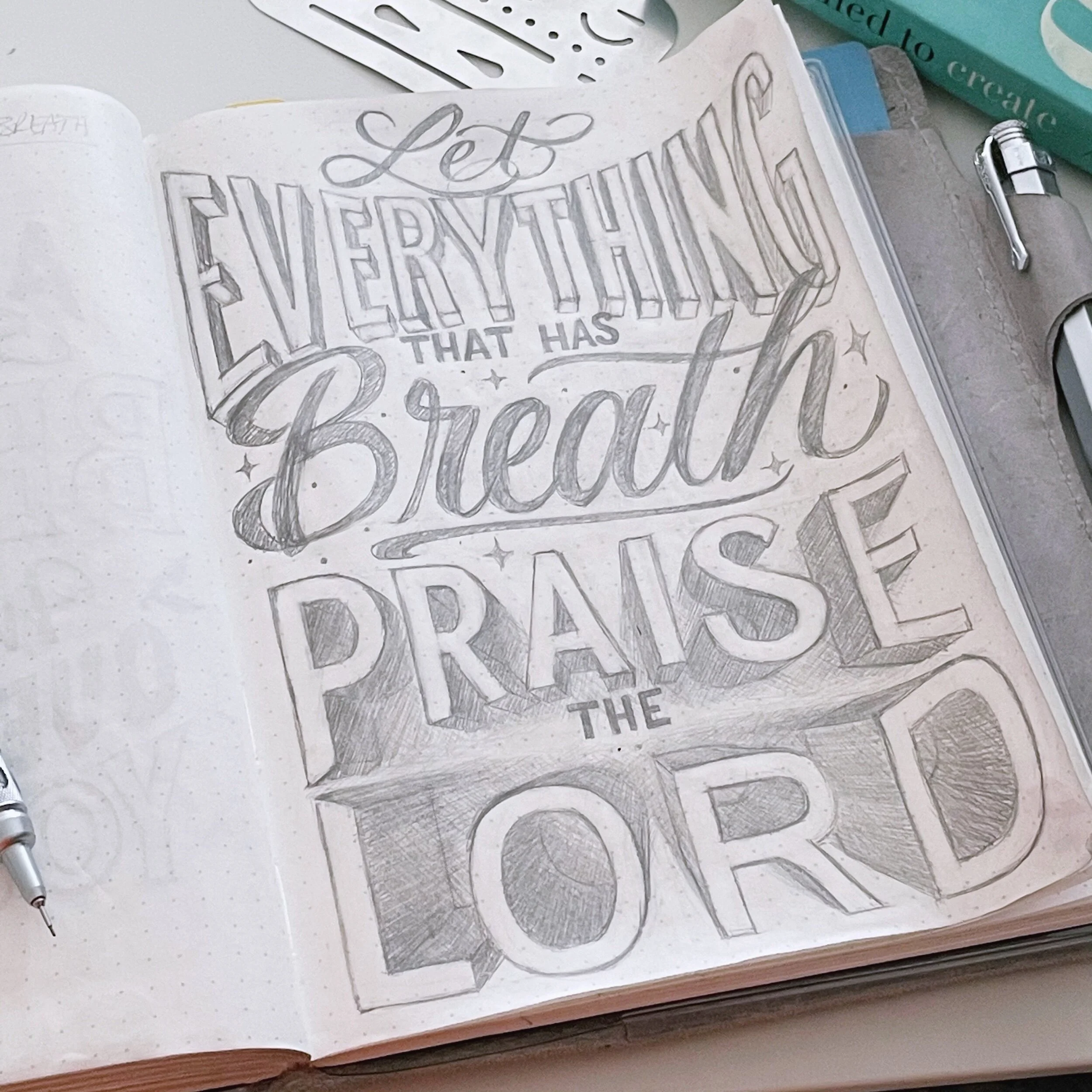 Sunday Thoughts: Praying and Lettering — Stacey Scribbling | Lettering ...