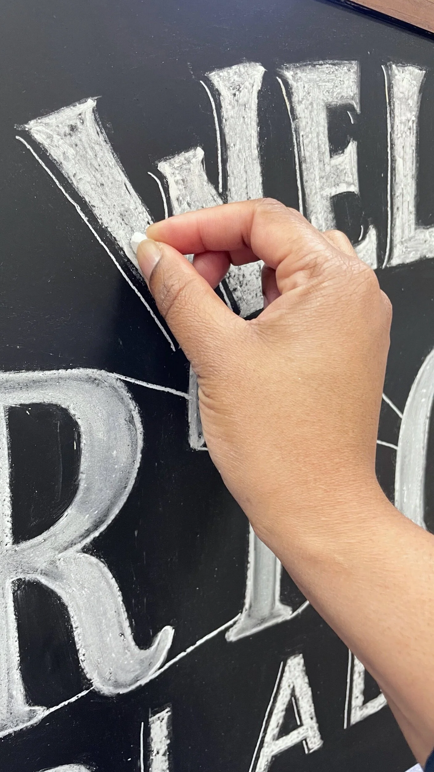 Improvisation : DIY Chalkboard Lettering Process — Stacey Scribbling ...