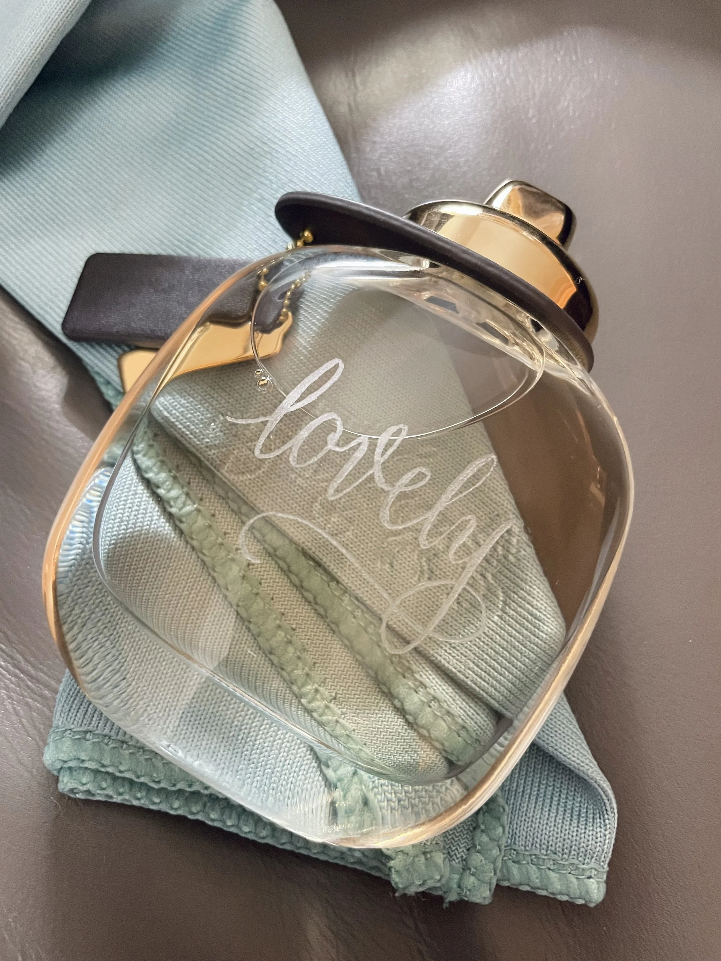 Pointed Pen Calligraphy and Engraving on Glass — Stacey Scribbling ...