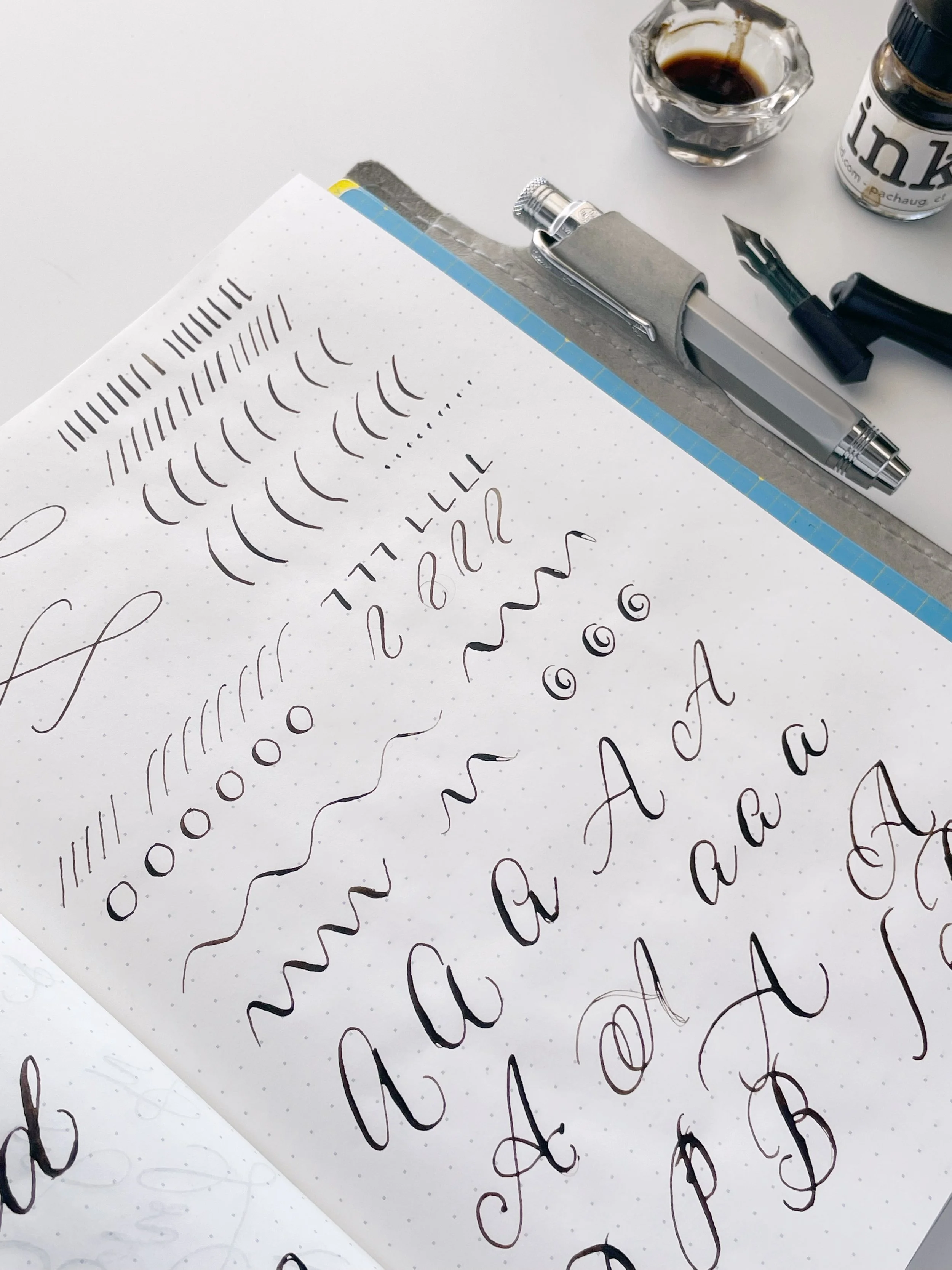 Pointed Pen Calligraphy and Engraving on Glass — Stacey Scribbling ...