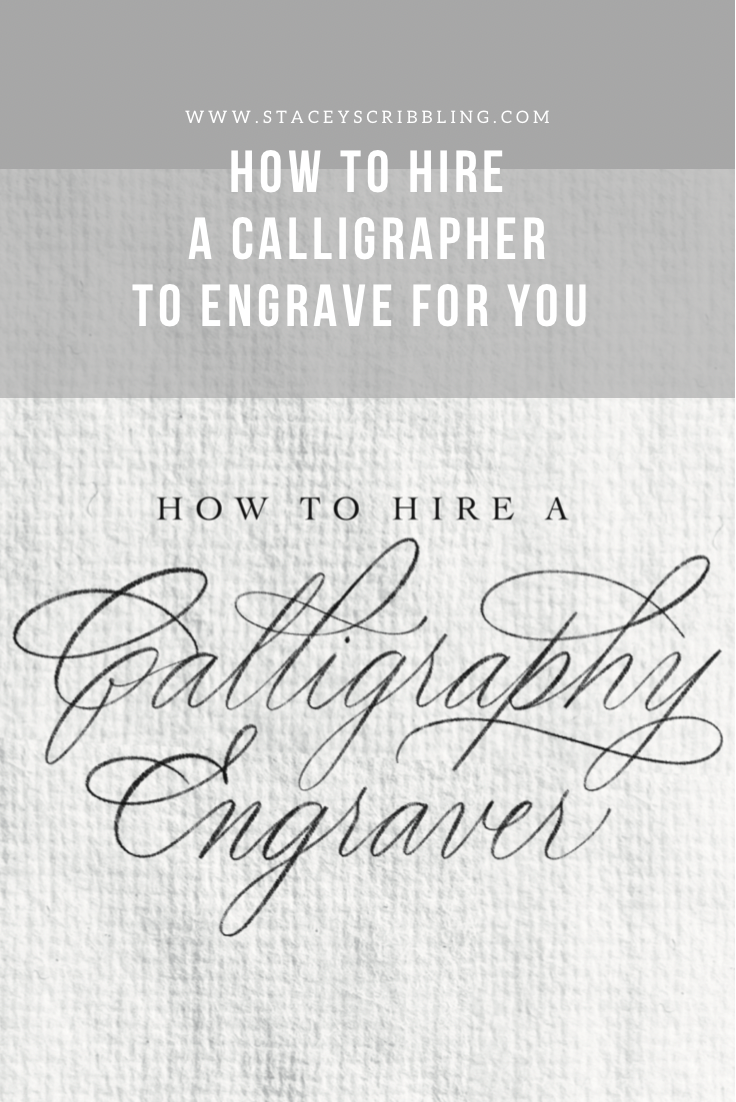 How to Hire a Calligraphy Engraver (a Calligrapher that Engraves ...