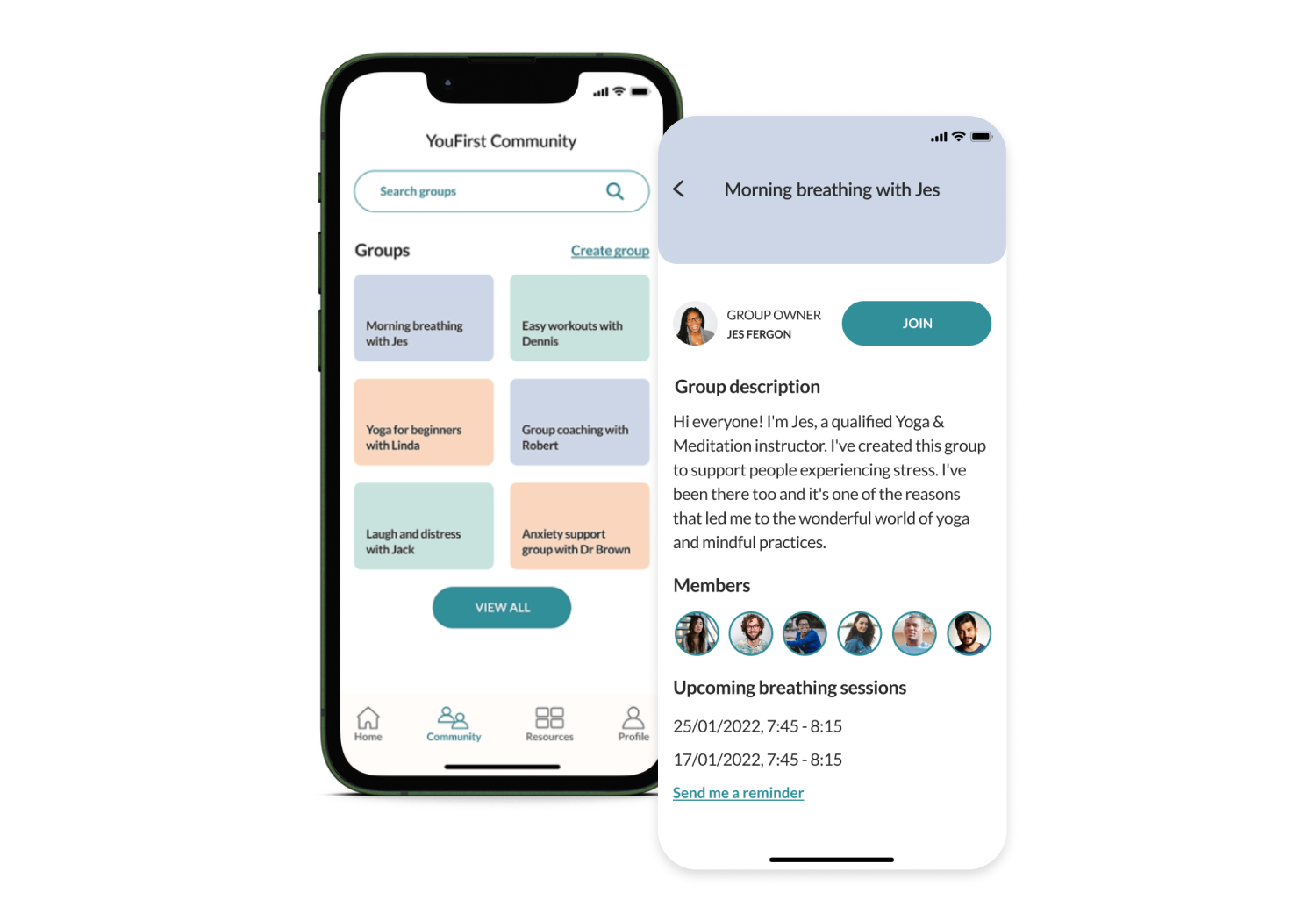 YouFirst health app — Veronica Mesuraca UX/UI Designer
