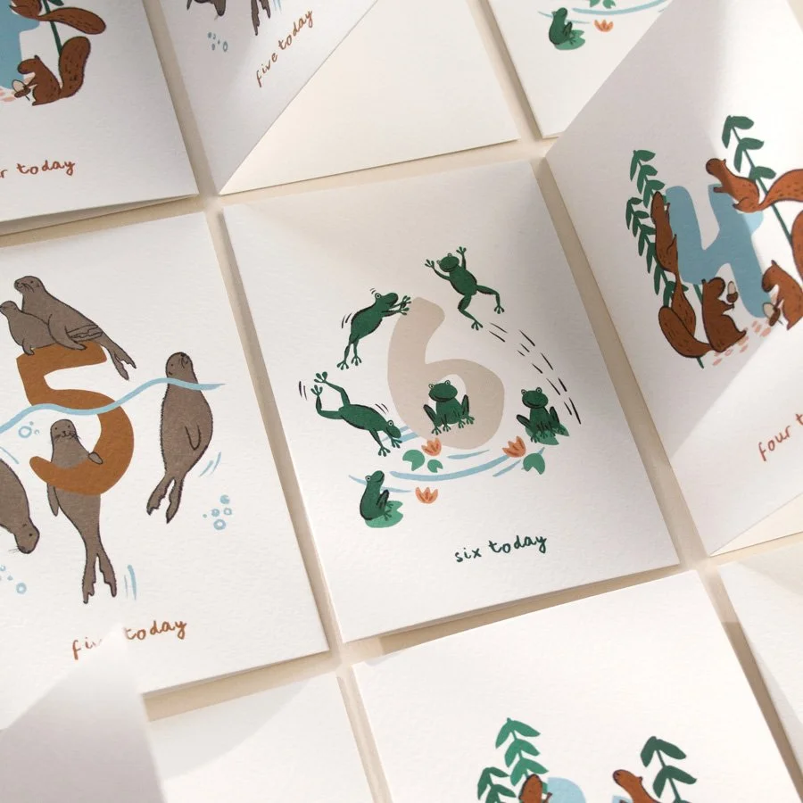 Two Today Puffin Card — Emma Alviti